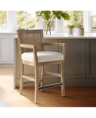 Streamdale Furniture Cane Back Counter Stool - Macy's