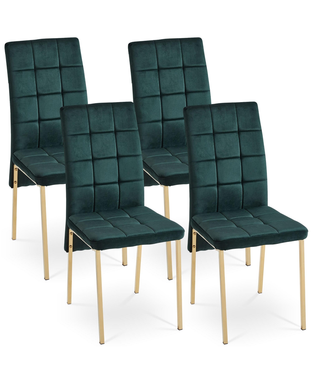 Click here for Streamdale Furniture Green Velvet High Back Nordic... prices