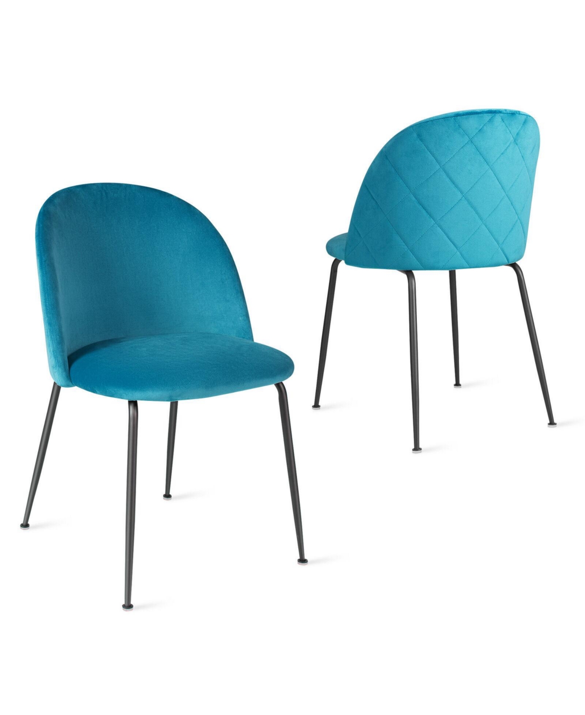 Click here for Sugift Set of 2 Upholstered Velvet Dining Chair wi... prices