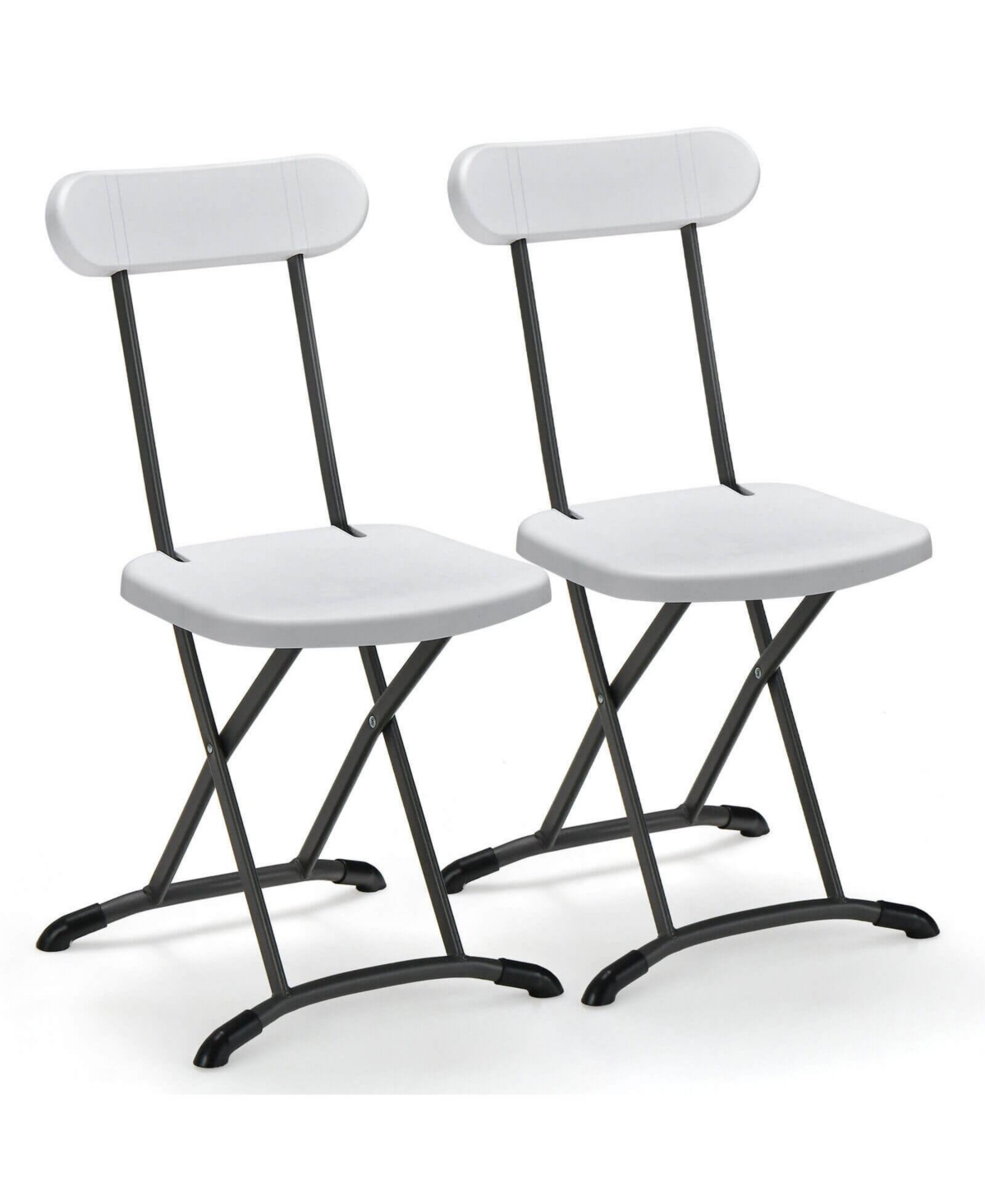 Click here for Sugift 2 Pieces Outdoor Folding Chair Set with Stu... prices