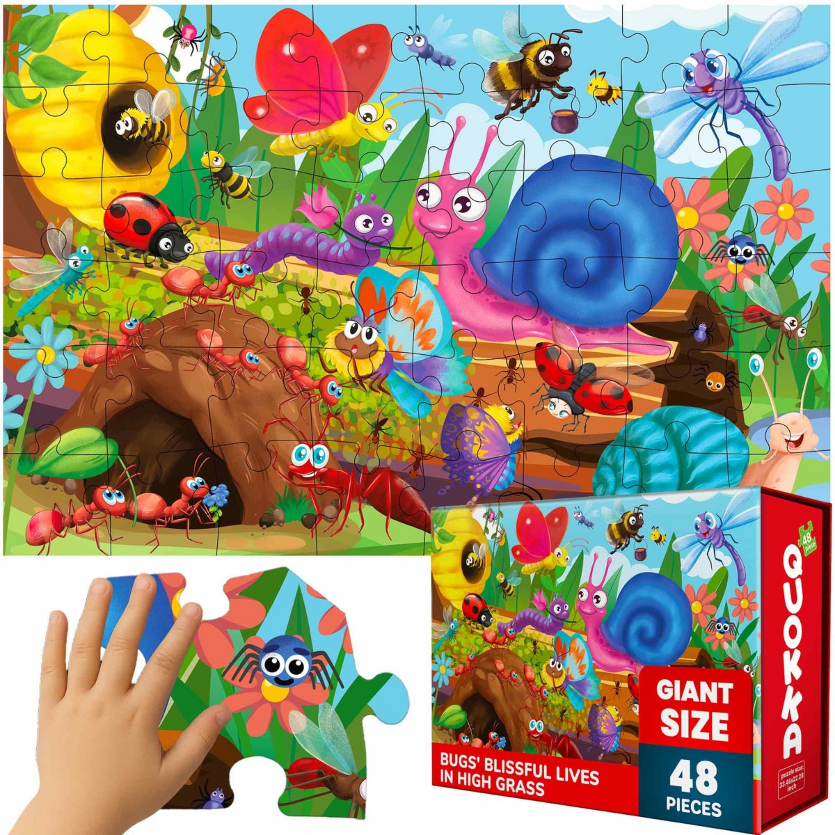 Click here for Quokka 2x3 Ft Giant Floor Puzzles for Kids Ages 4-... prices