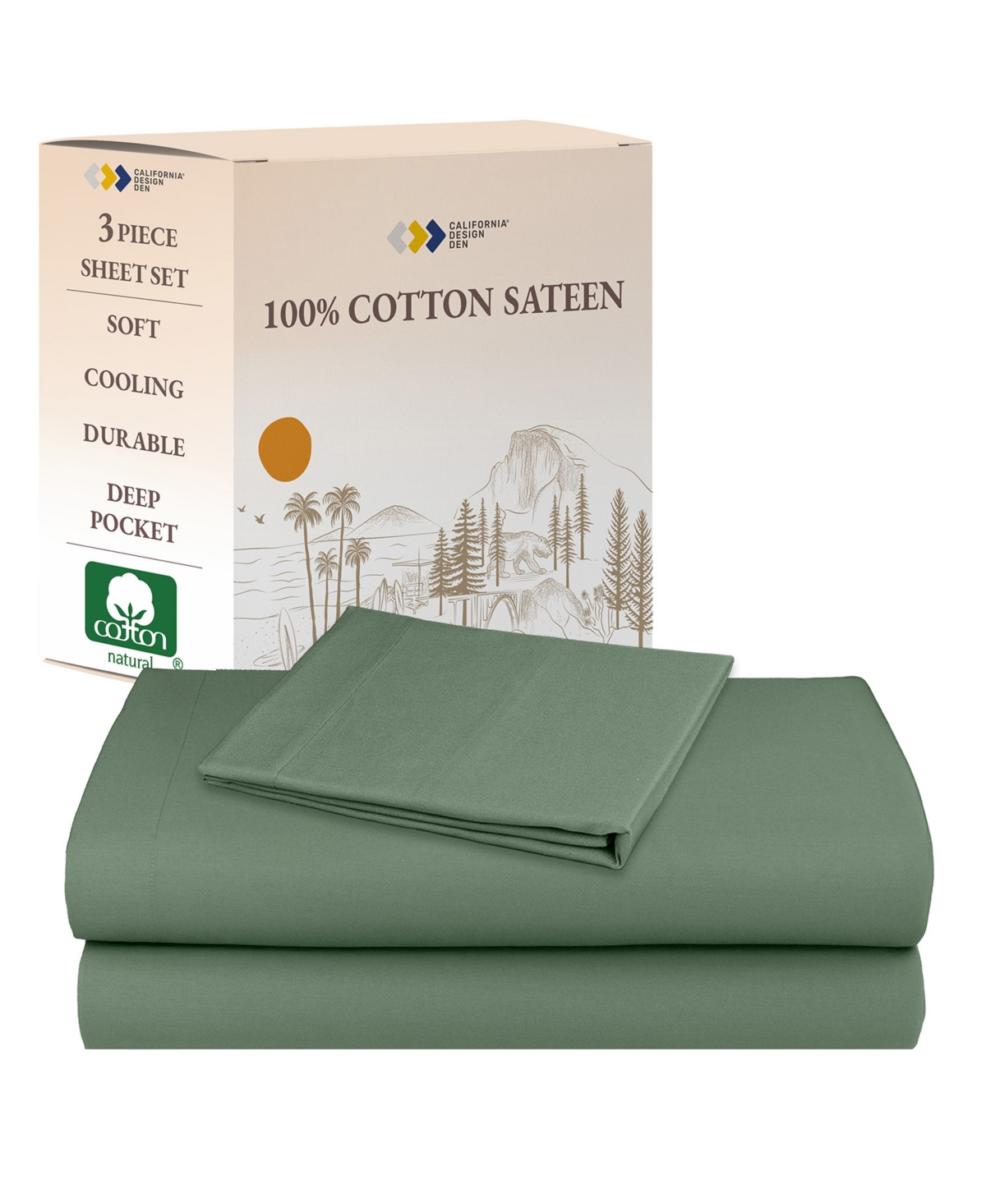 Click here for Soft 100 Cotton Sheets Set - Cooling Durable Satee... prices