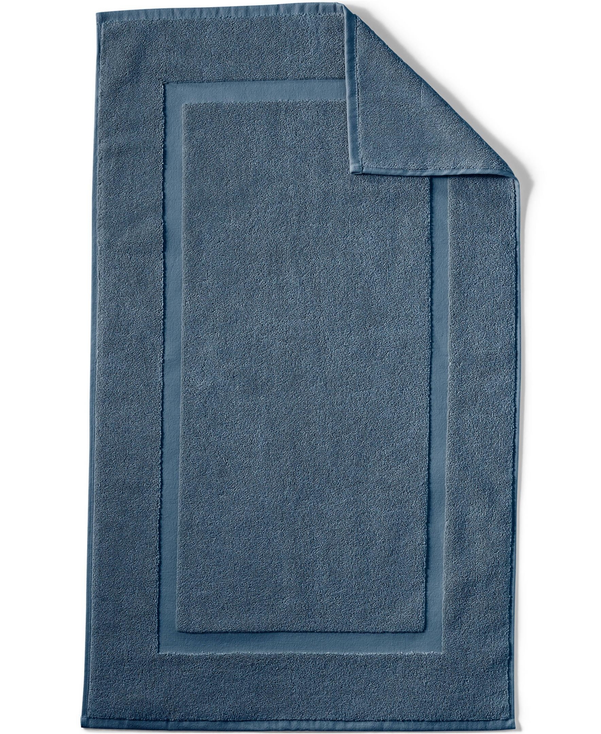 Click here for Lands End Cotton Tub Mat 20x33 - Bering sea blue prices