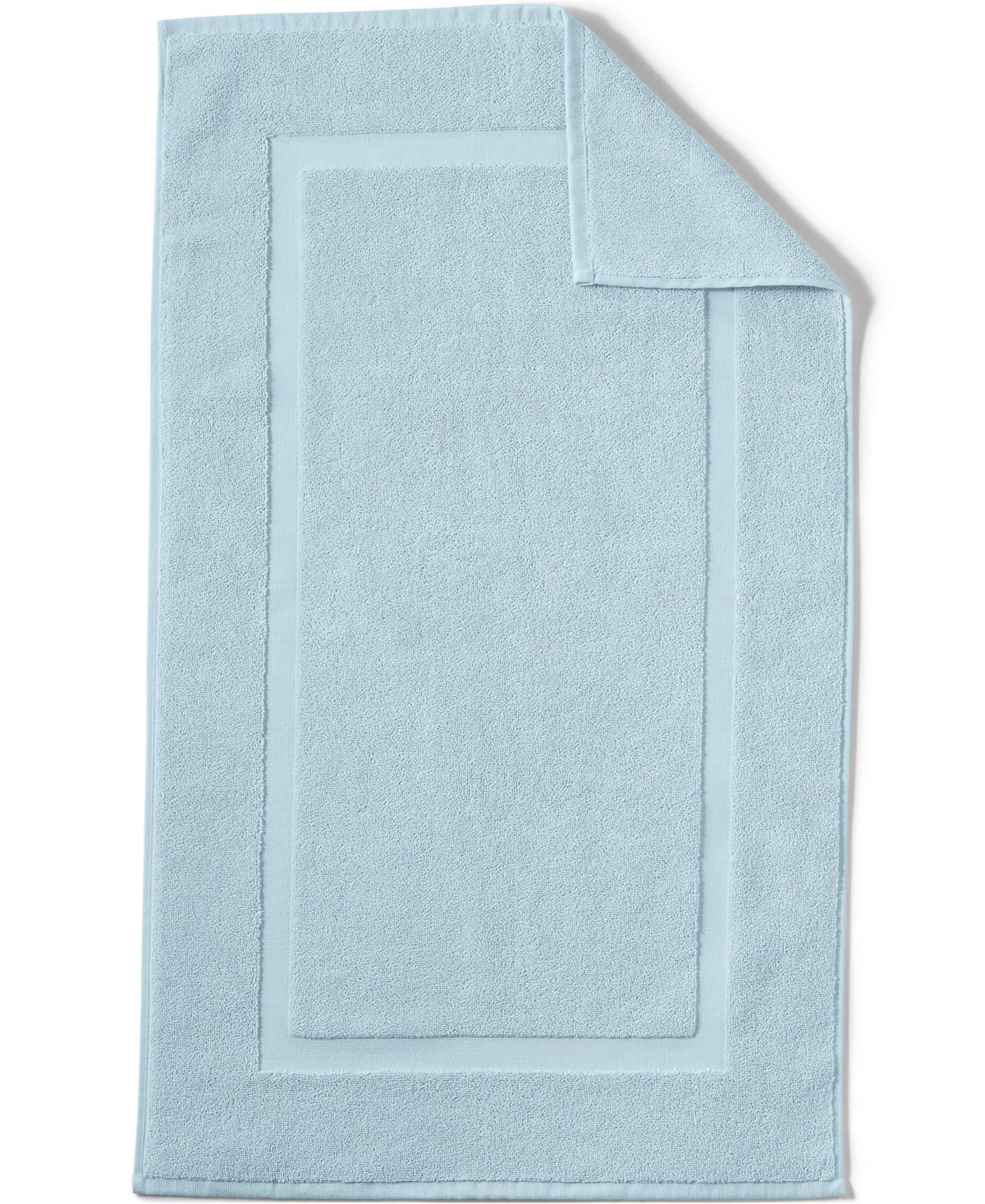 Click here for Lands End Cotton Tub Mat 20x33 - Dusty blue prices