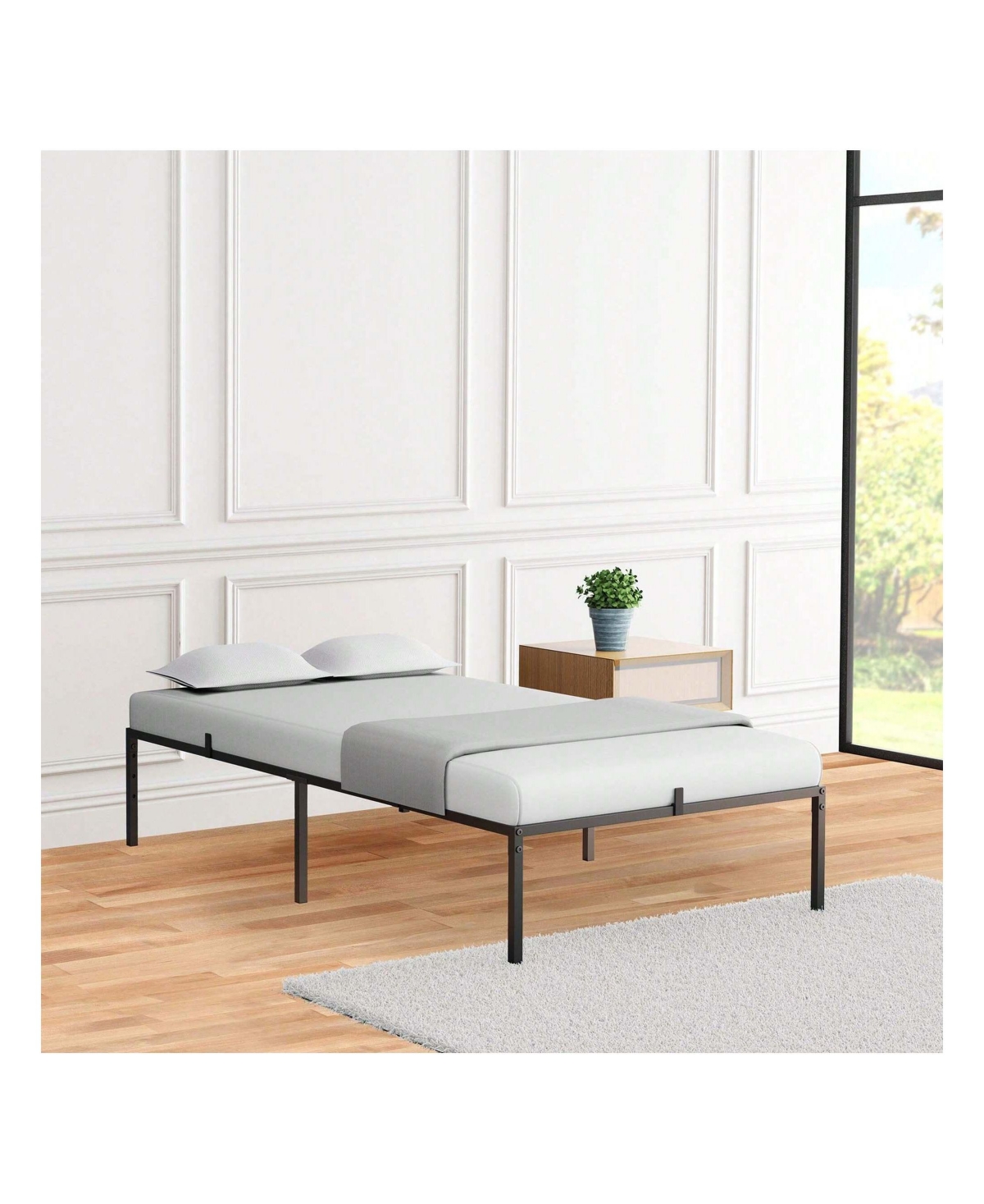 Click here for gaomon Bed Frame  Metal Platform Bed Frame With Bi... prices