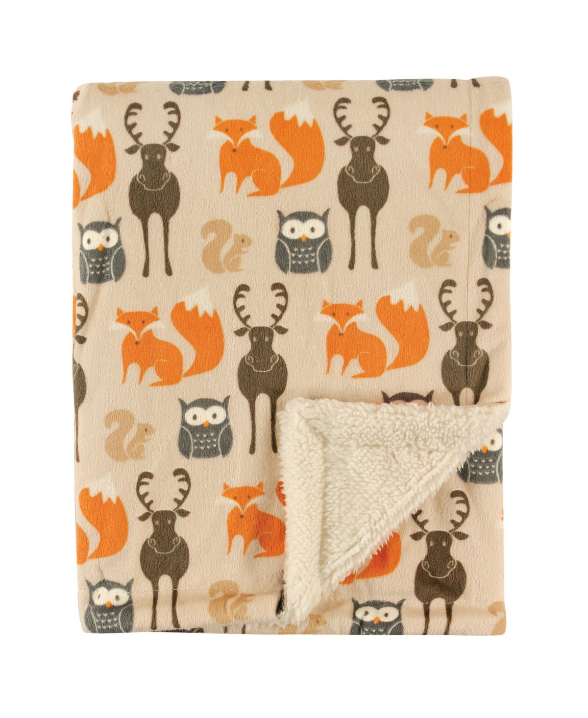 Click here for Hudson Baby Boys Dual-Sided Mink and Sherpa Plush... prices