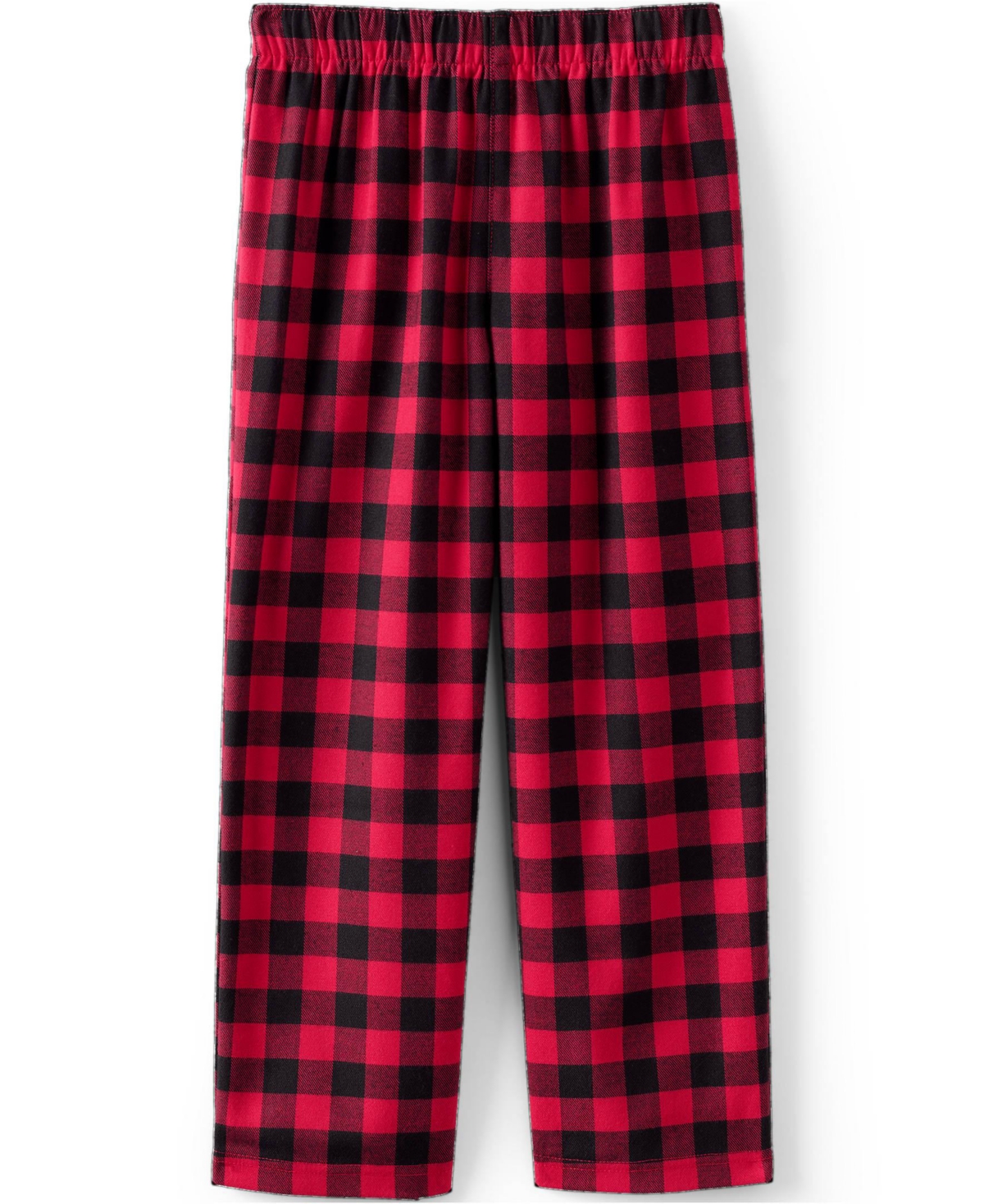 Click here for Lands End Big Girls Flannel Pajama Pants - Red buf... prices