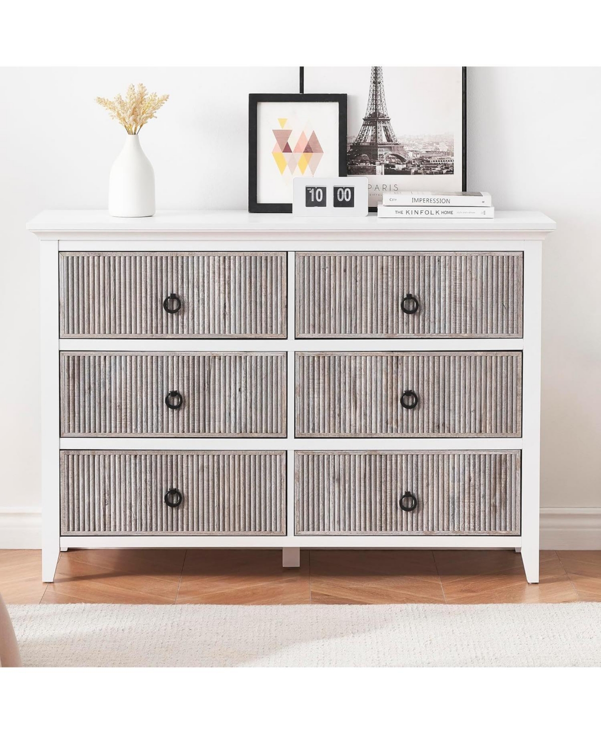 Click here for gaomon 6 Drawer Dresser for Bedroom，Wavefor... prices