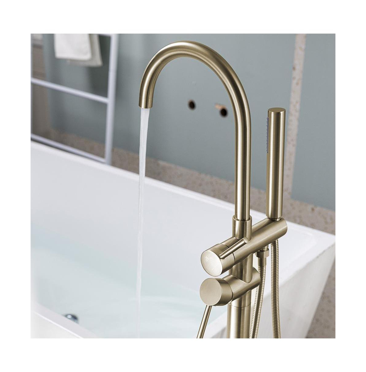 Click here for Slickblue Freestanding Bathtub Faucet with Handhel... prices