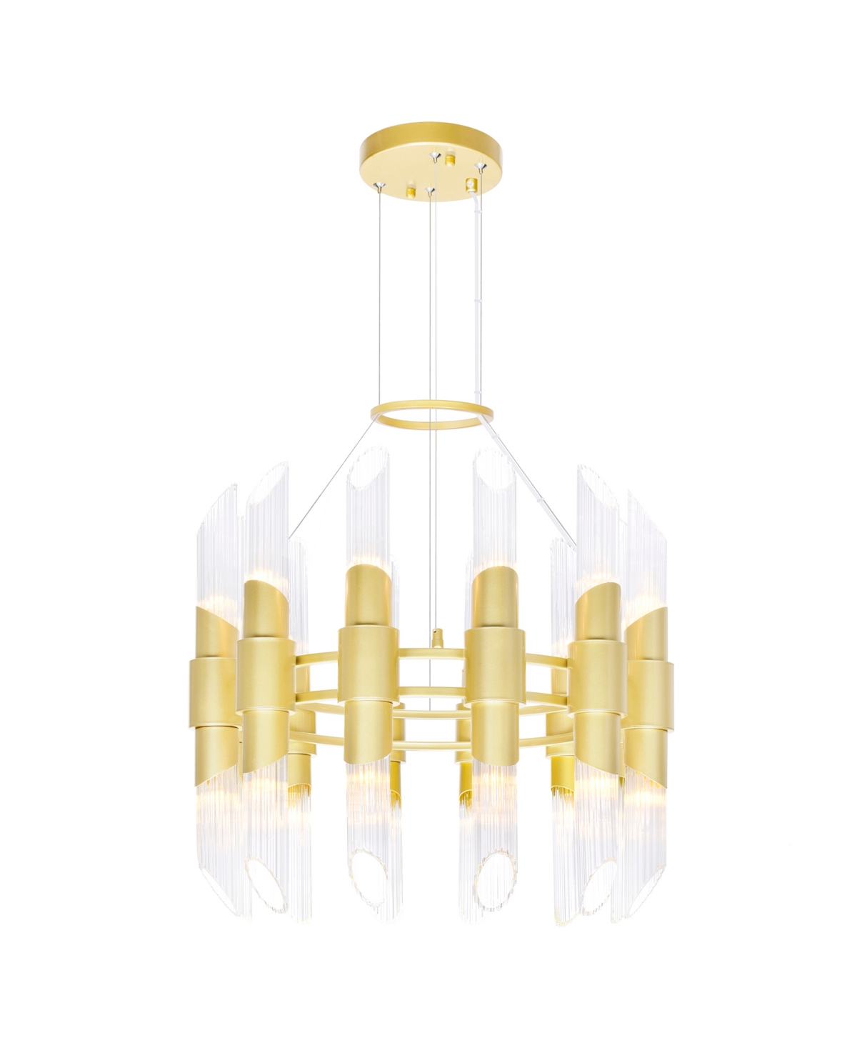 Click here for Cwi Lighting 22 Metal Croissant 24 Light Chandelie... prices
