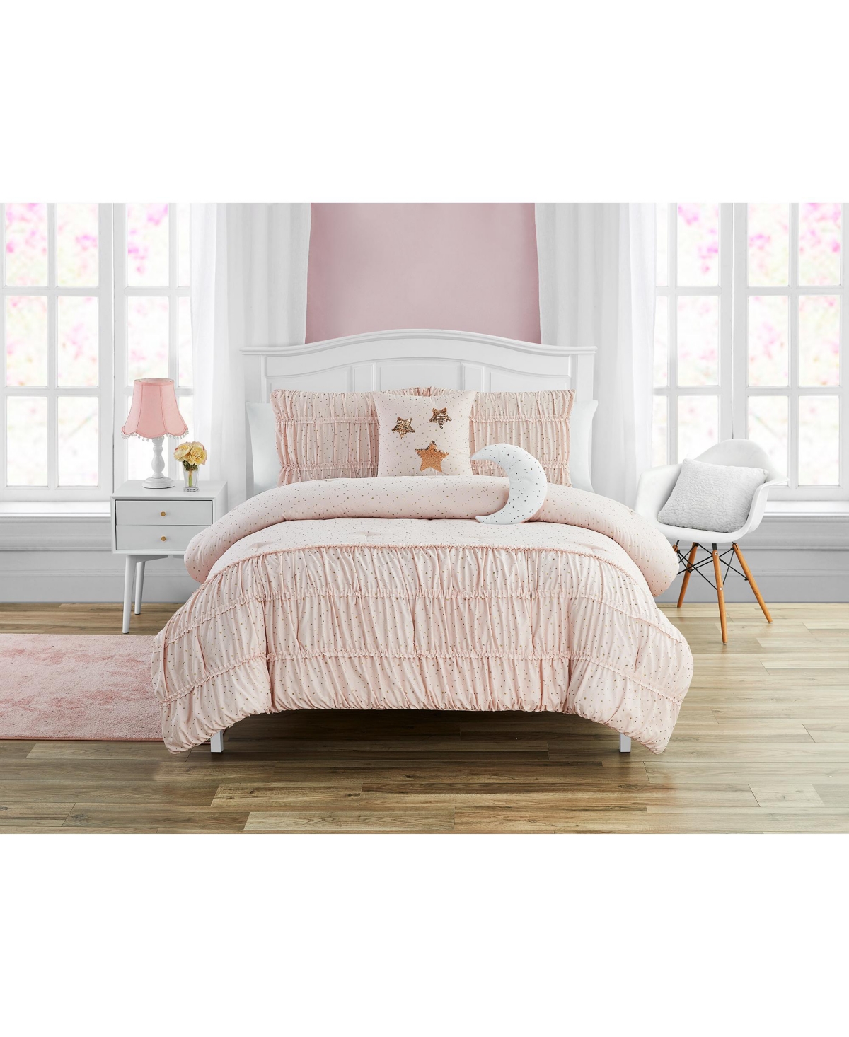Click here for Alex + Bella Celestial Princess Pink 5-Piece Micro... prices