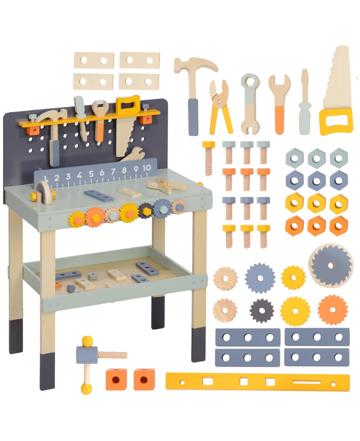 Click here for Qaba Toddler Tool Set  49 Piece Kids Tool Bench Wo... prices
