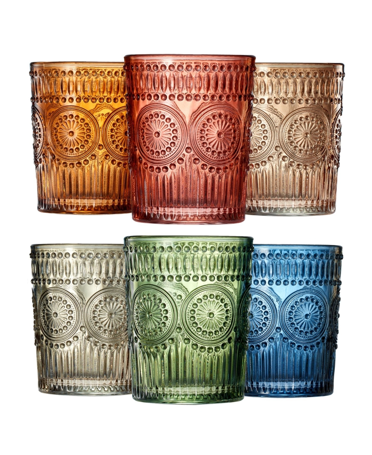 Click here for The Wine Savant Colored Whiskey Glasses  Set of 6... prices
