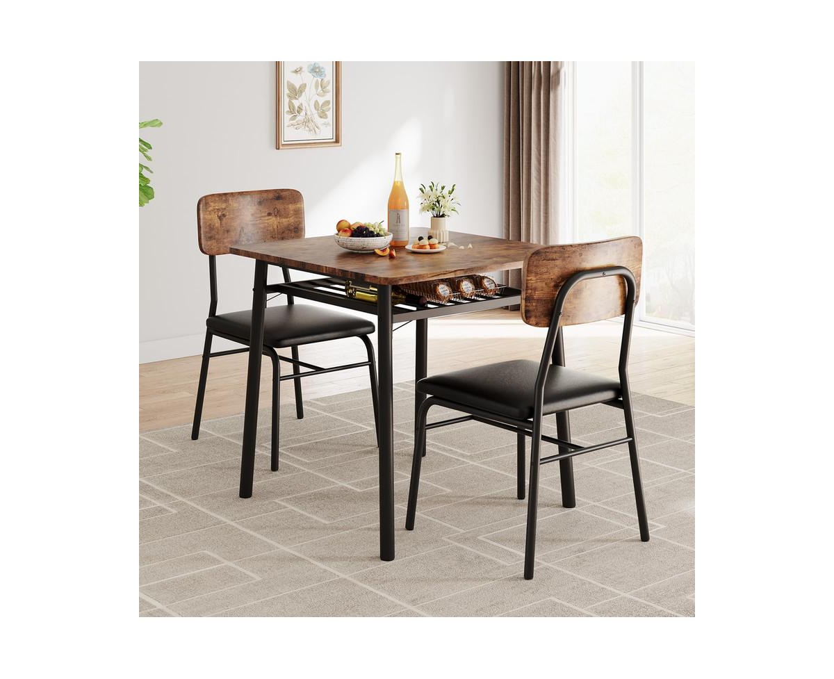 Click here for gaomon 3-Piece Dining Table Set  Modern Kitchen Ta... prices