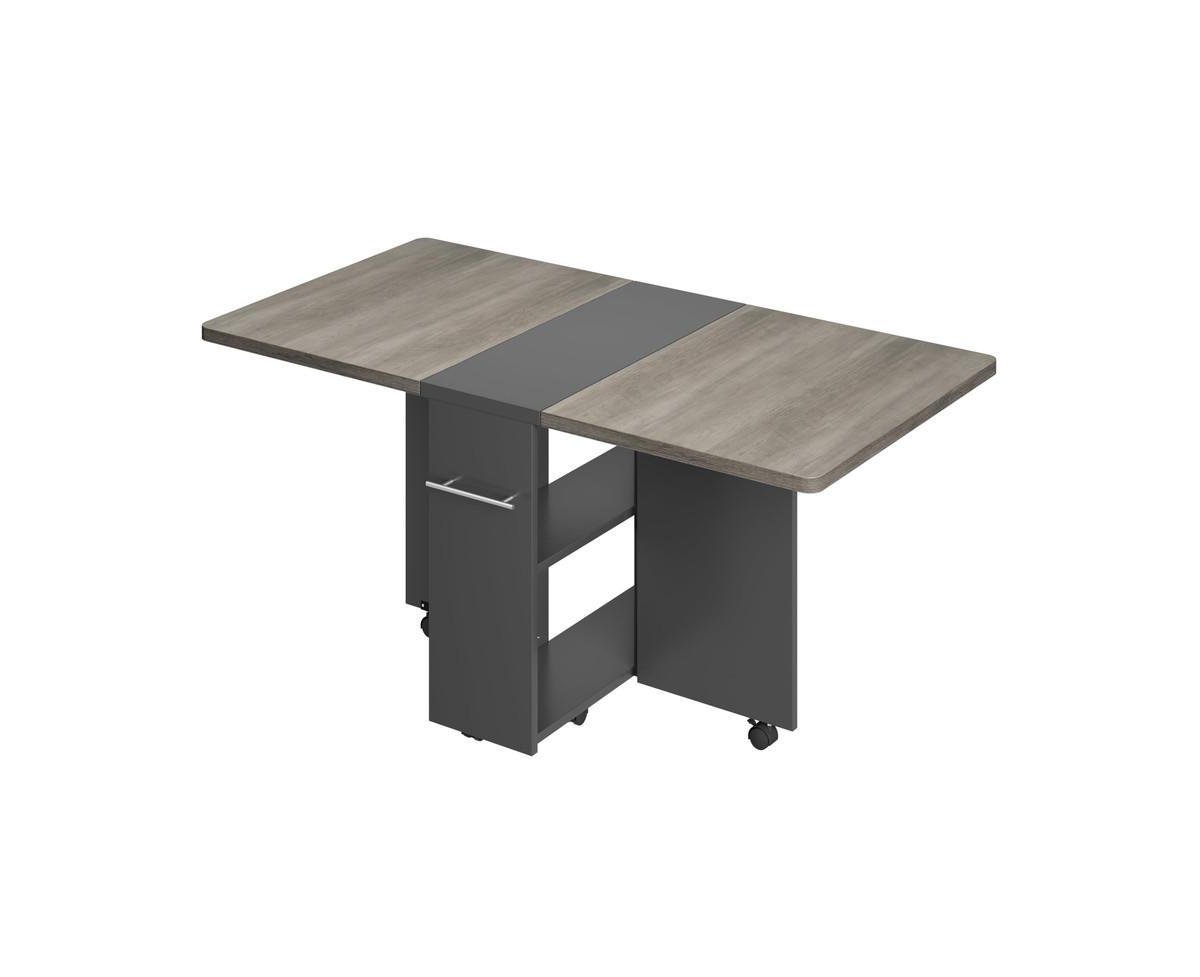 Click here for gaomon Space Saving Folding Dining Table with 2 Ti... prices