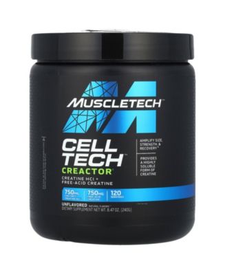 MuscleTech Cell-Tech Creactor Unflavored - 8.47 oz (240 g) - Macy's