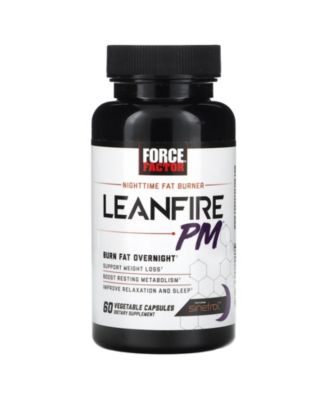 Force Factor LeanFire PM Weight Loss Pills for Women & Men, Fat Burner ...