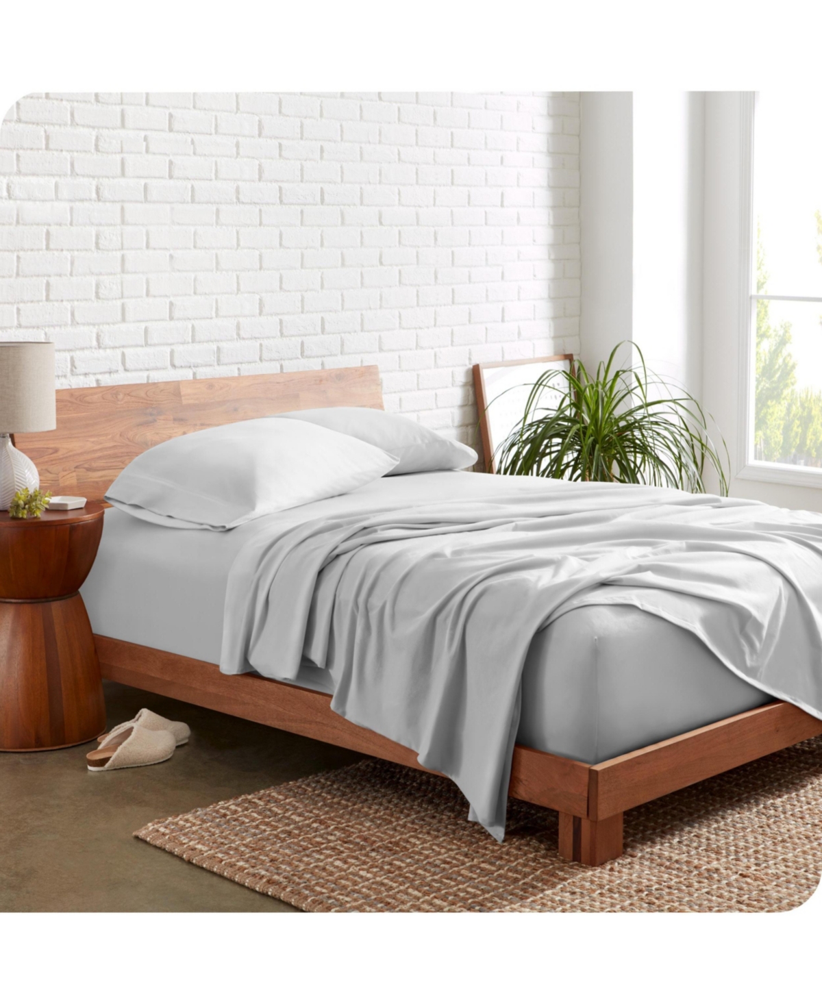 Click here for Bare Home Organic Jersey Sheet Set - Cloud grey prices