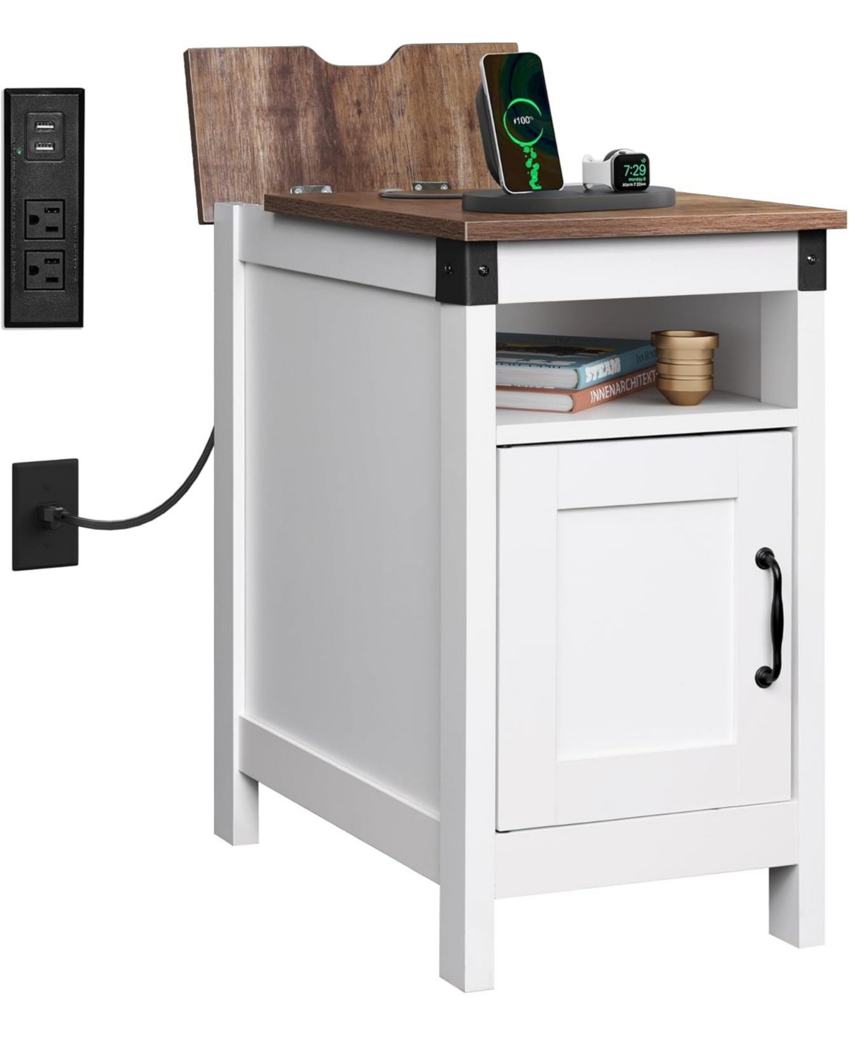 Click here for Wlive End Table with Charging Station  Side Table... prices