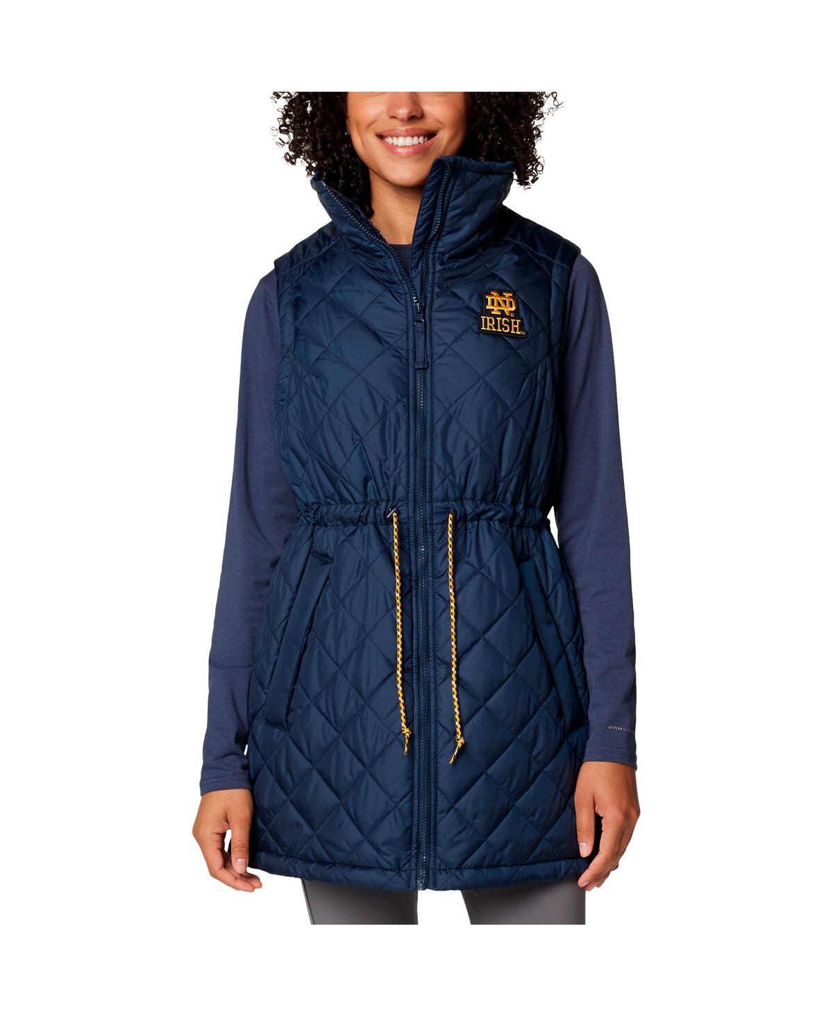 Click here for Columbia Womens Navy Notre Dame Fighting Irish Cre... prices