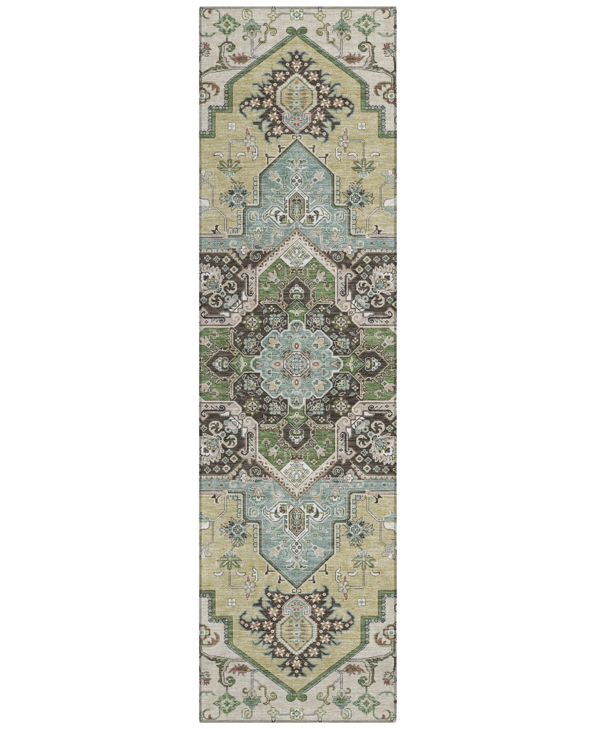 Addison Chantille Machine Washable ACN1036 23x76 Runner Area Rug - Beige