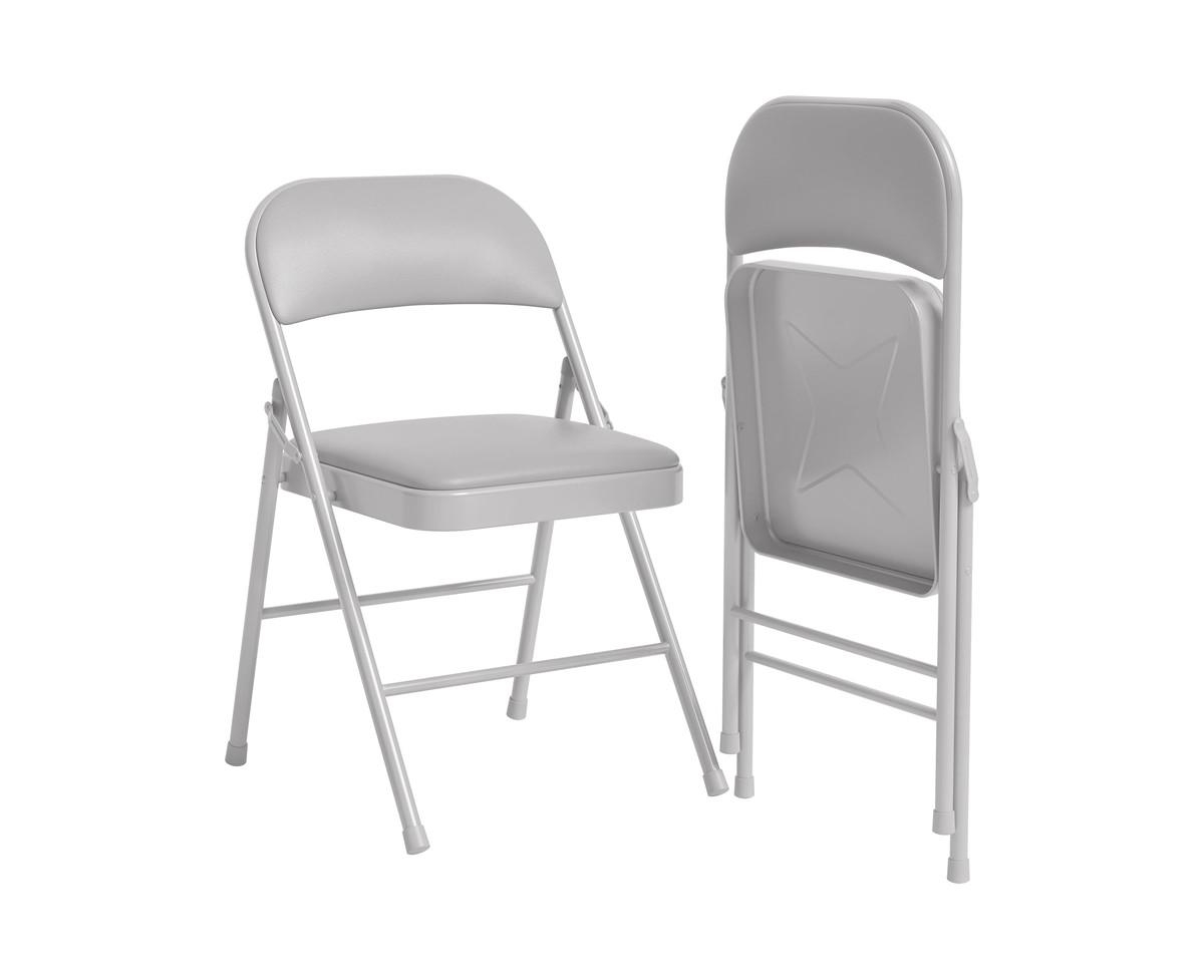 Click here for 2 Pack Folding Chairs with Padded Cushion and Back... prices