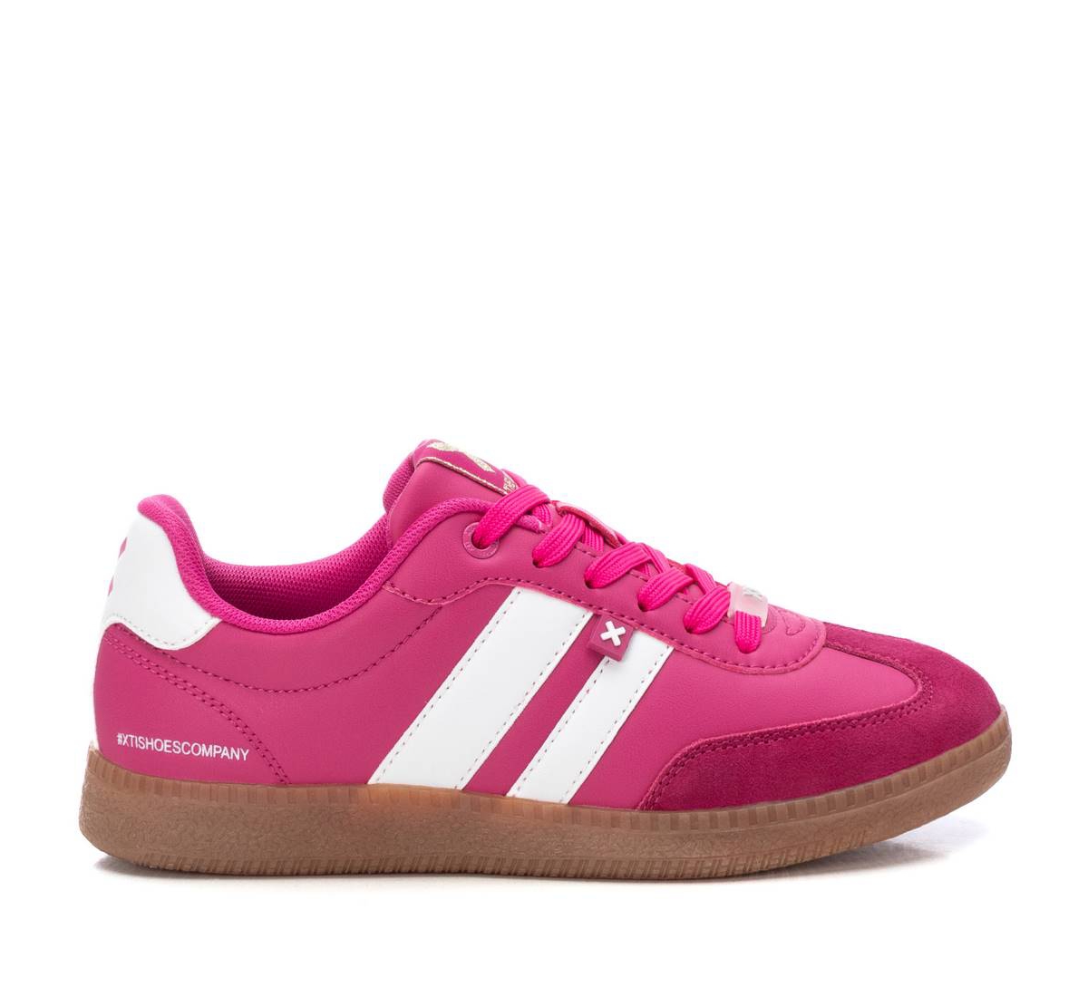 Click here for Womens Casual Sneakers By Xti - Dark pink prices