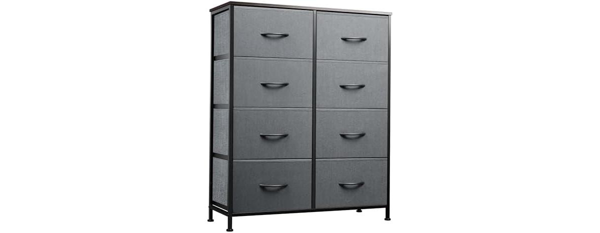 Click here for Wlive Fabric Dresser for Bedroom Tall Dresser with... prices