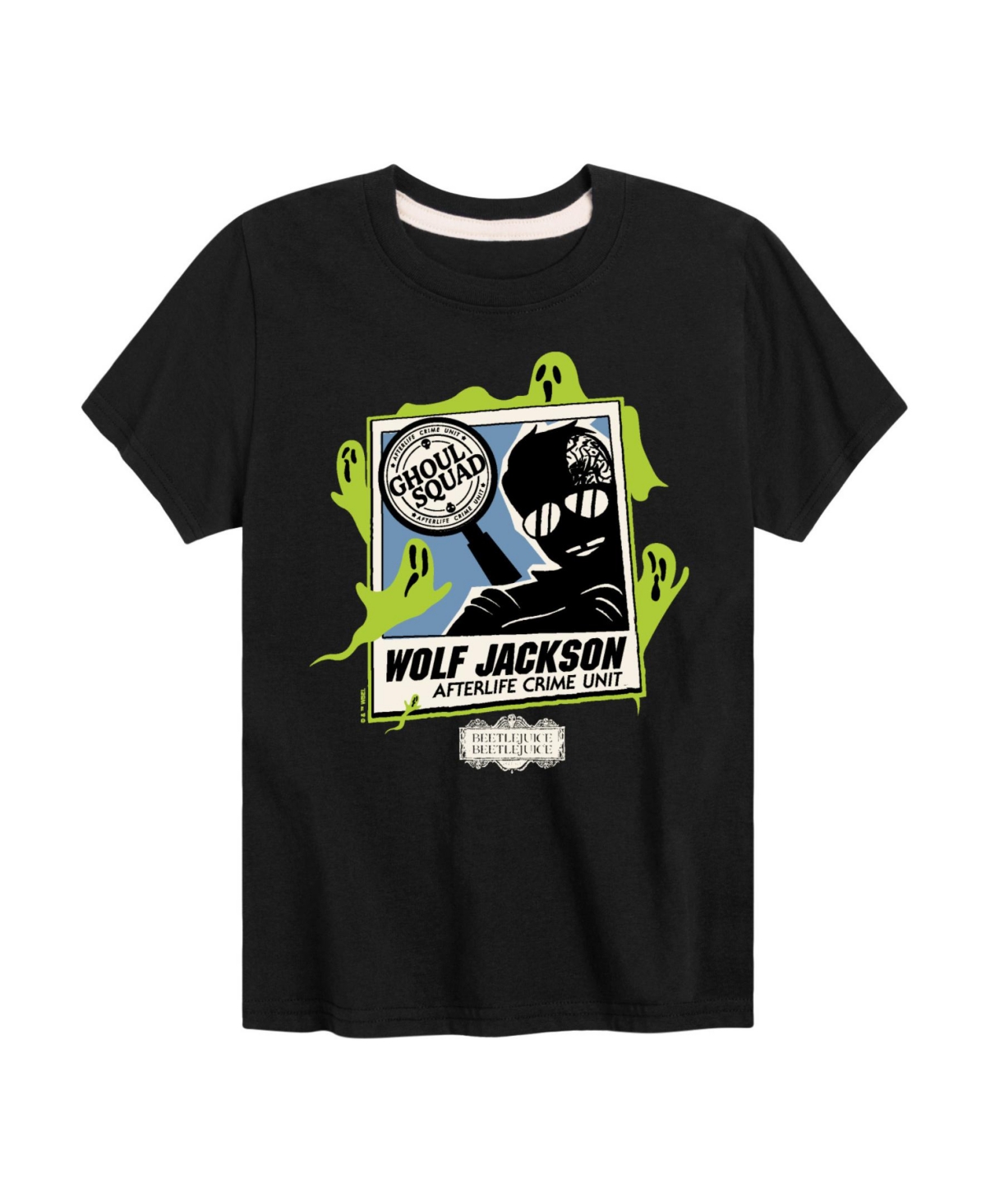 Click here for Beetlejuice Big Boys Wolf Jackson Graphic Tee - Bl... prices