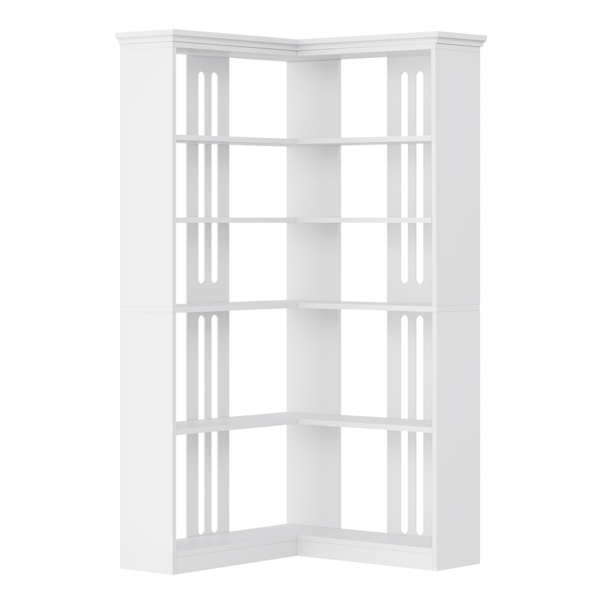 Click here for gaomon Corner Bookshelf 72.8in Farmhouse Bookcase... prices
