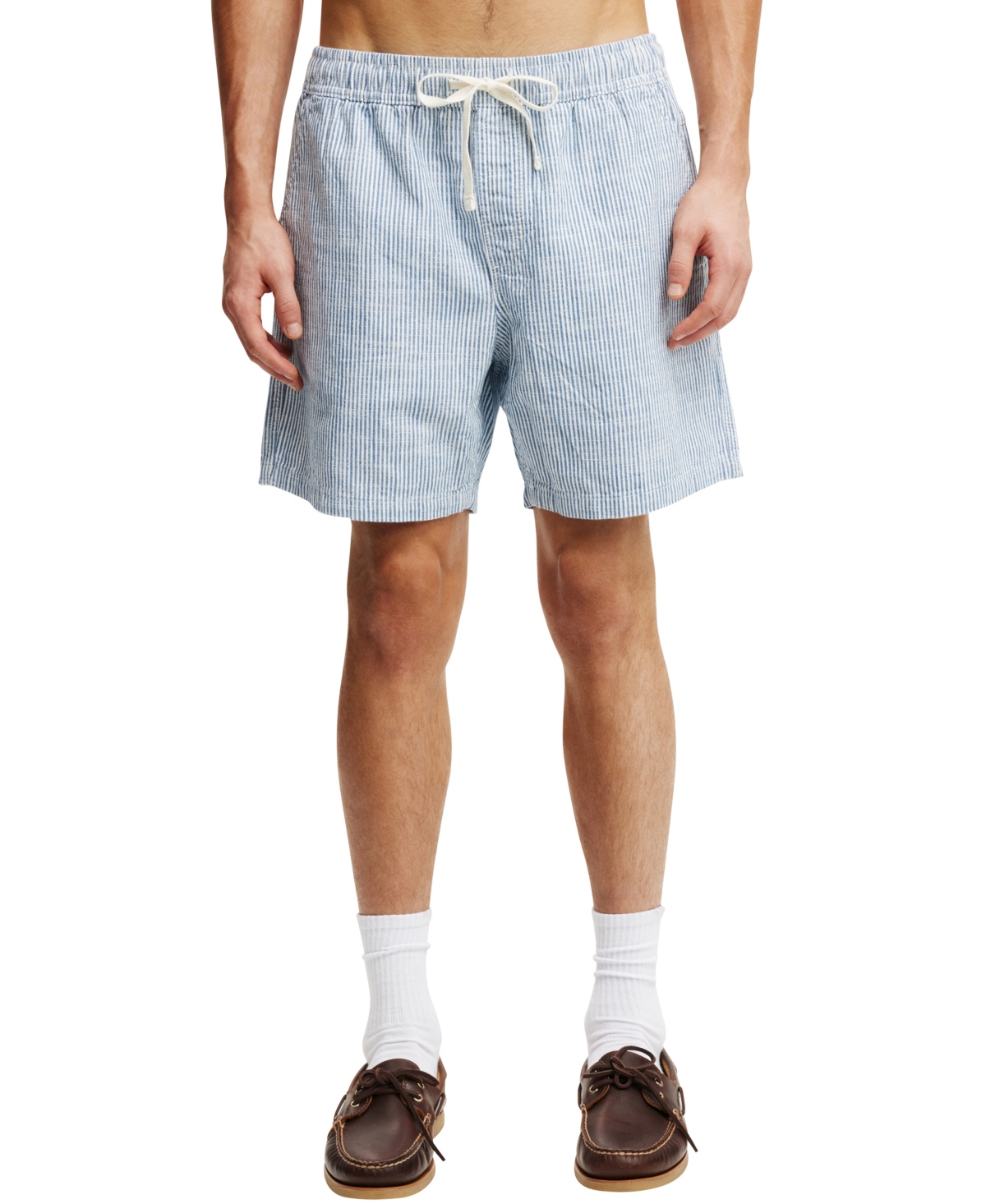 Click here for Cotton On Mens Easy Short - Blue 50/50 Stripe prices