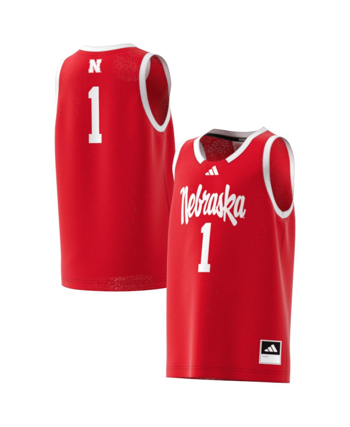 Click here for Adidas Big Boys and Girls 1 Scarlet Nebraska Huske... prices