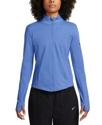 Nike Women's One Dri-FIT Full-Zip Mid-Layer Top - Macy's