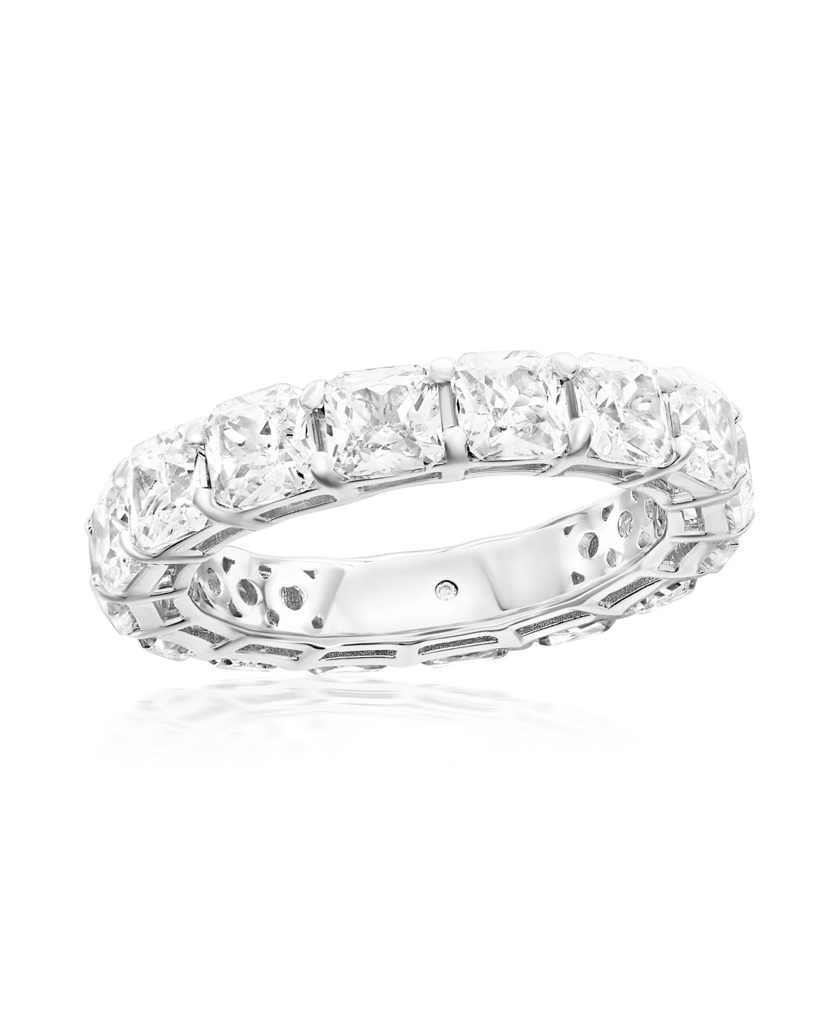 Click here for Suzy Levian Sterling Silver Cubic Zirconia Cushion... prices