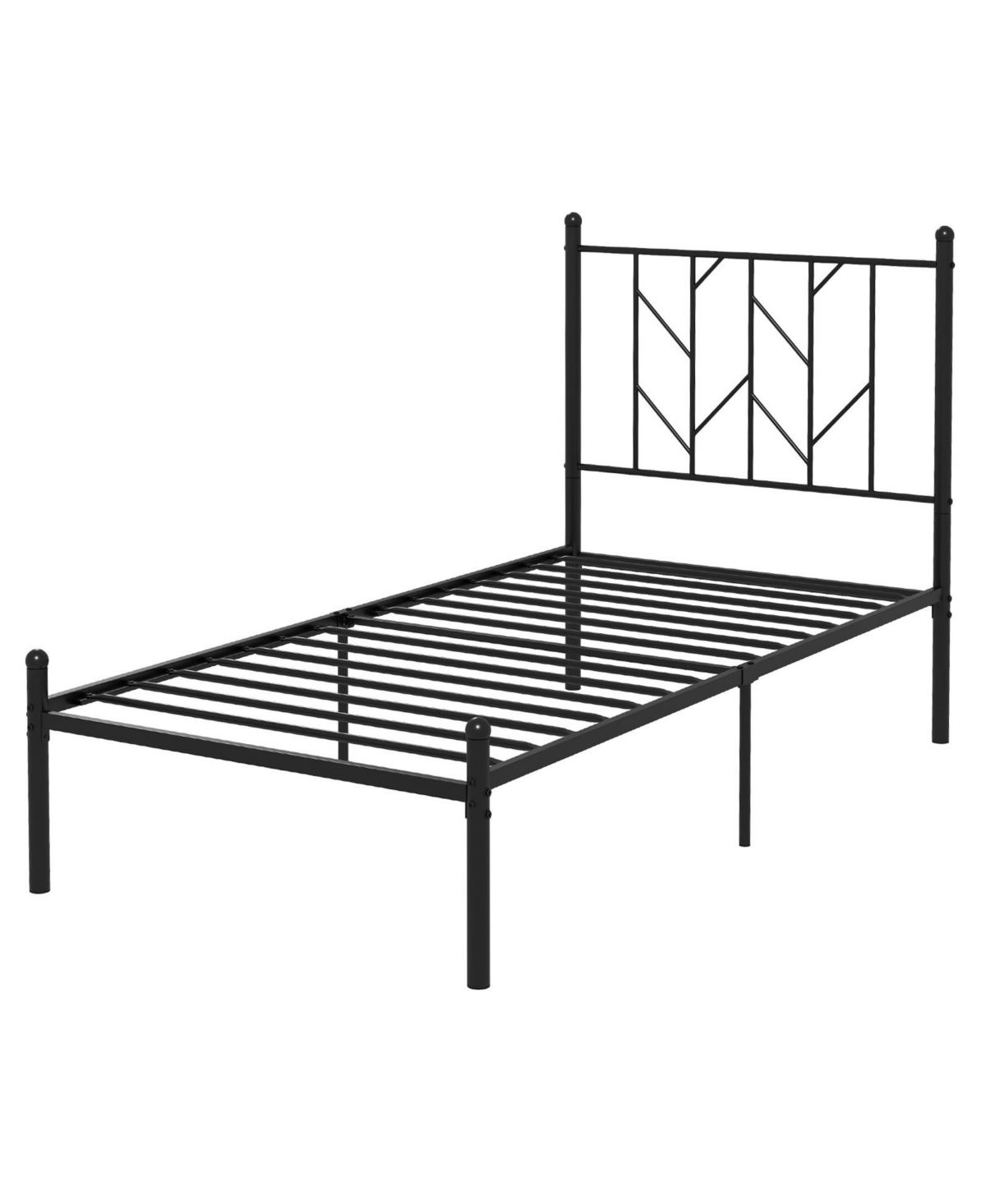 Click here for Sugift Twin Size Platform Bed Frame with Sturdy Me... prices