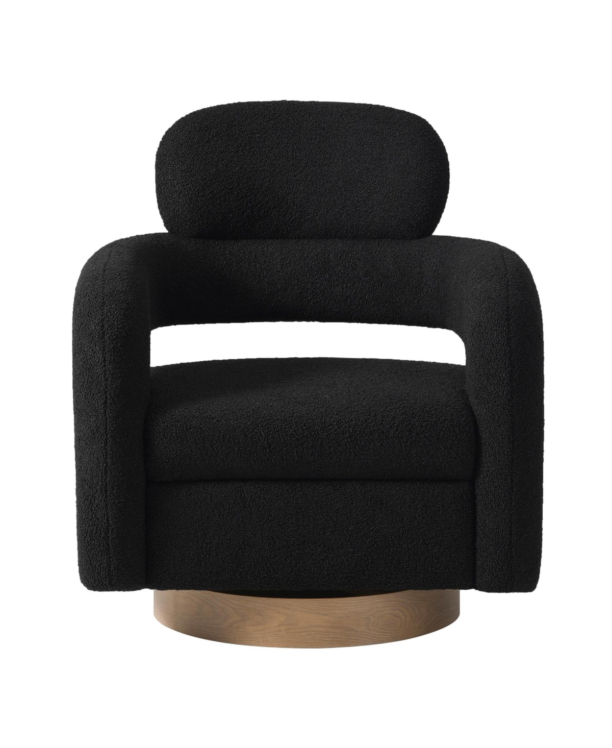 Click here for WestinTrends Mid-Century Modern Faux Sherpa Swivel... prices