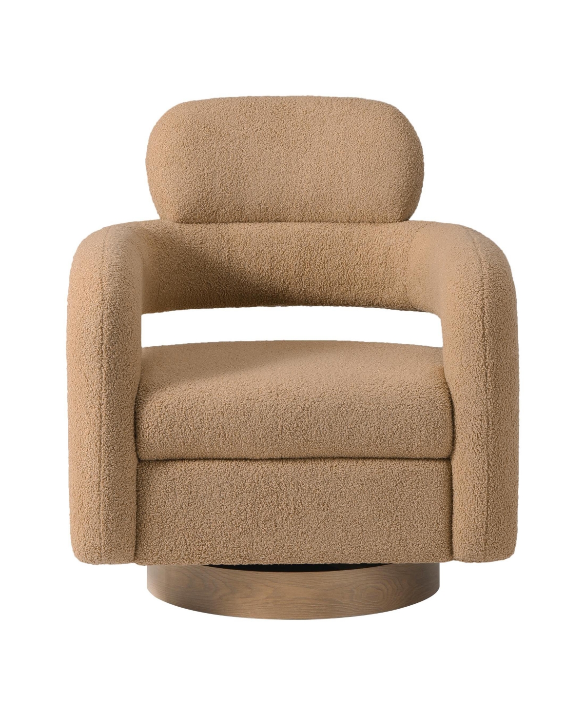 Click here for WestinTrends Mid-Century Modern Faux Sherpa Swivel... prices