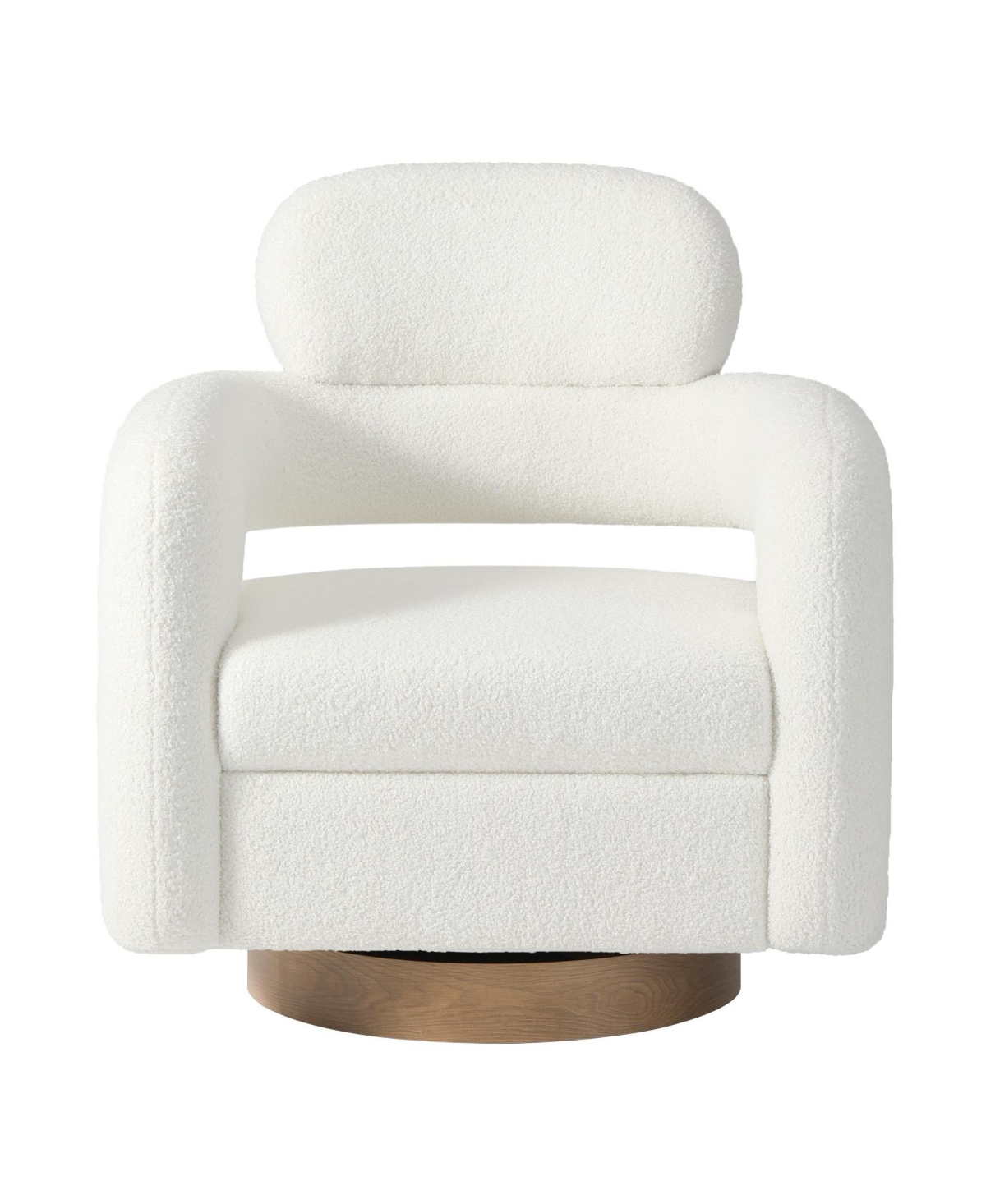 Click here for WestinTrends Mid-Century Modern Faux Sherpa Swivel... prices