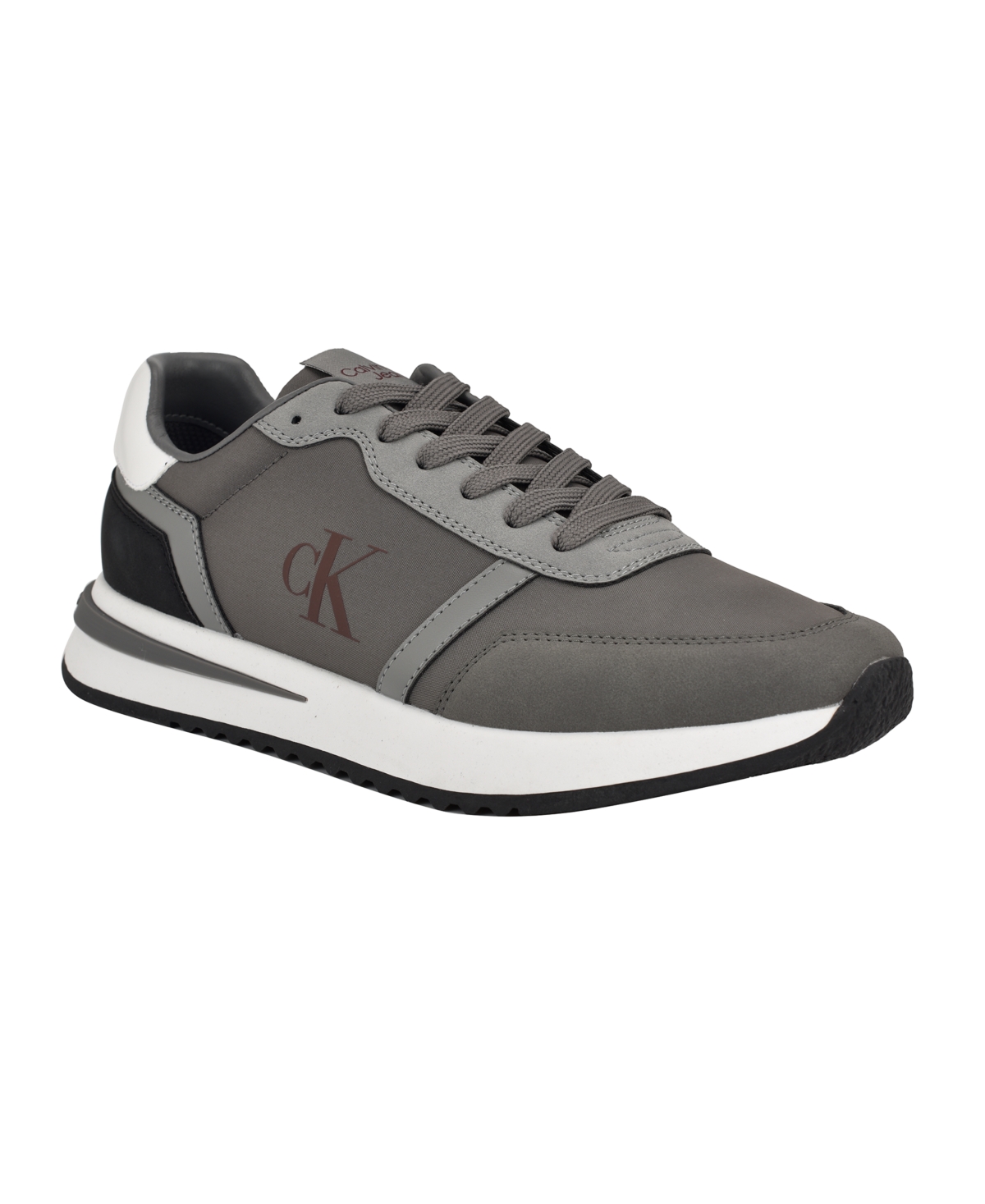 Click here for Calvin Klein Mens Picio Lace Up Casual Sneakers -... prices