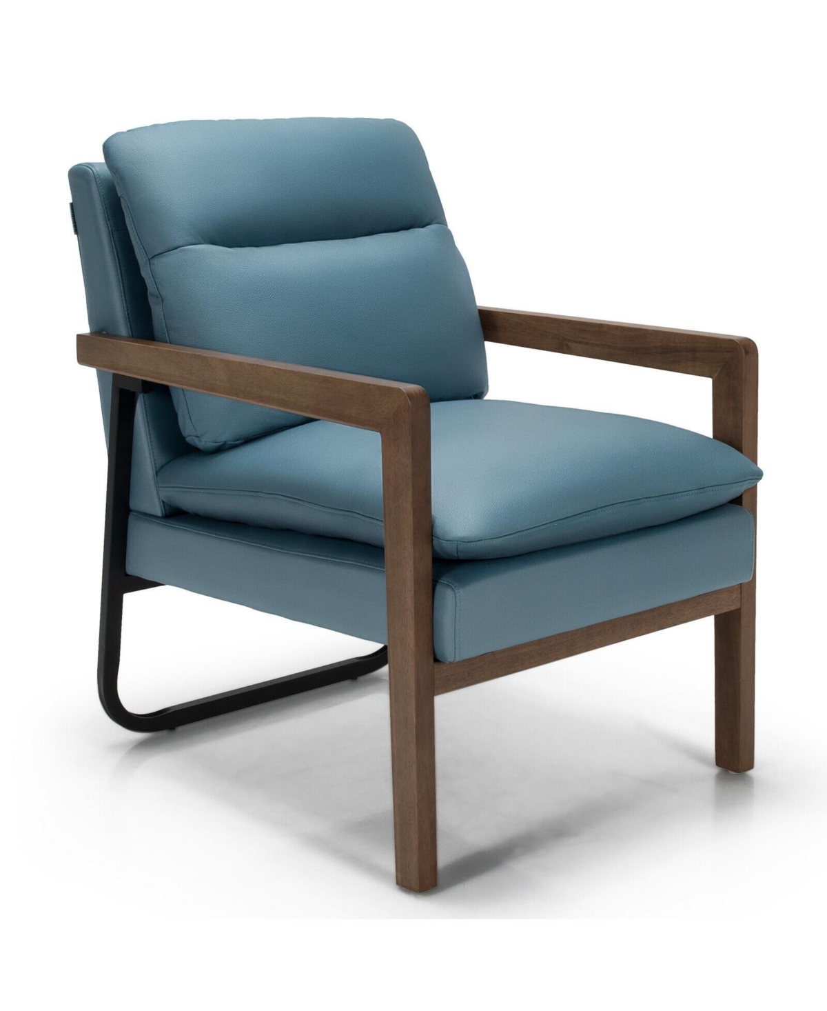 Click here for Gouun Single Sofa Chair with Extra-Thick Padded Ba... prices