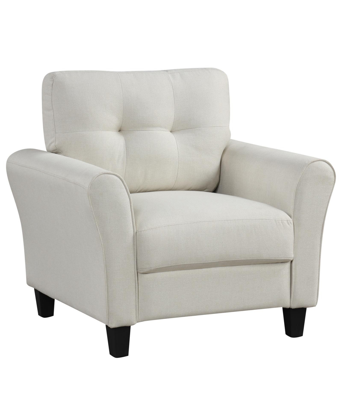 Click here for Gouun Modern Upholstered Accent Chair with Rubber... prices
