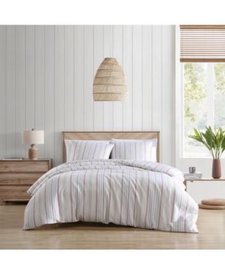 Stone Cottage Conrad Cotton Rust-Red 3 Piece Comforter Set-Full/Queen ...