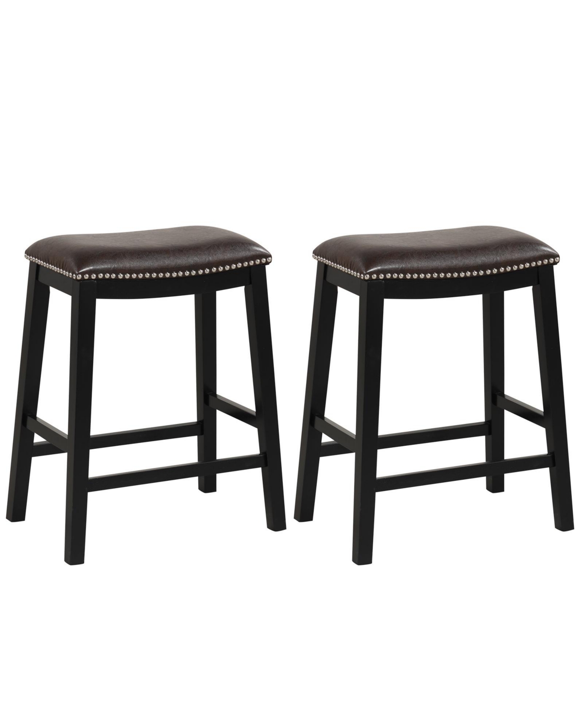 Click here for Gouun 26 Inch Counter Height Bar Stool Set of 2 wi... prices