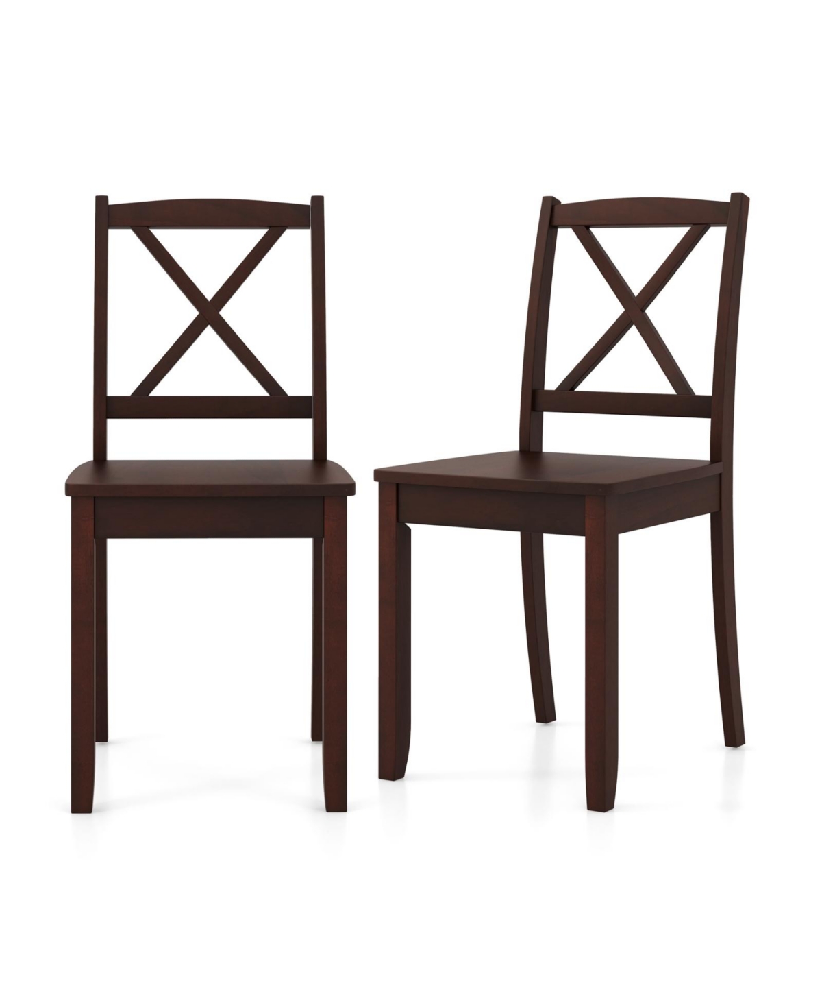 Click here for Gouun Wood Dining Chair Set of 2 with Rubber Wood... prices
