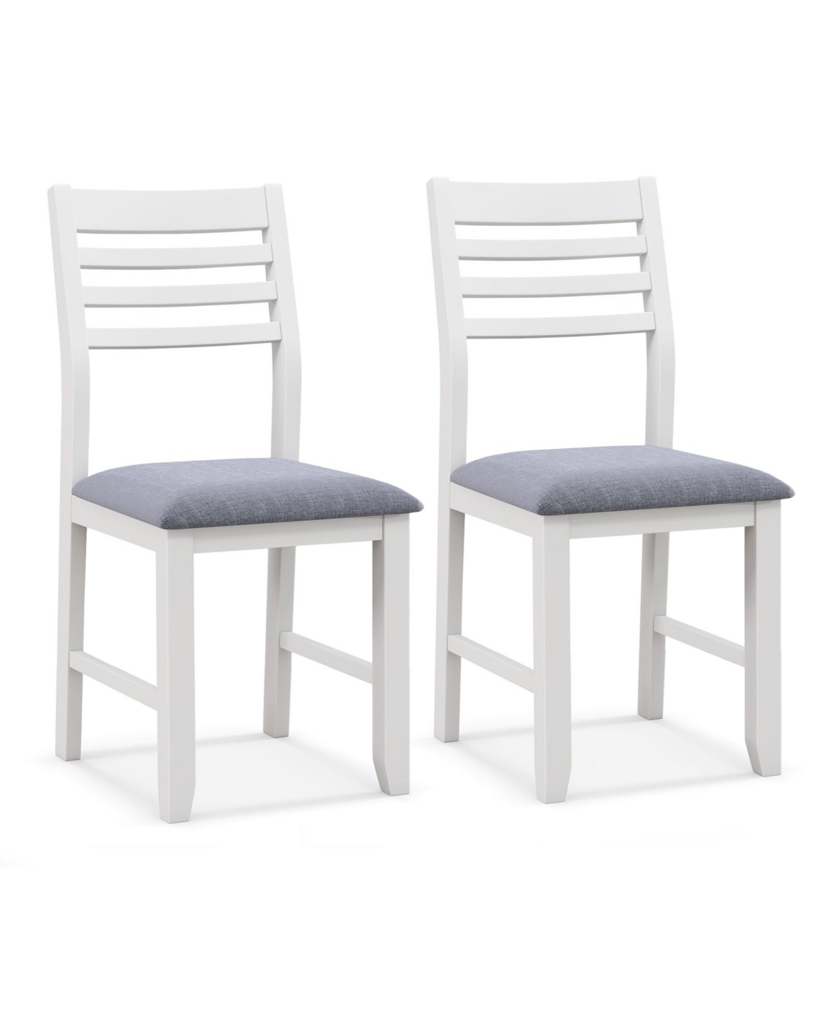 Click here for Gouun Wooden Dining Chair Set of 2 with Rubber Woo... prices