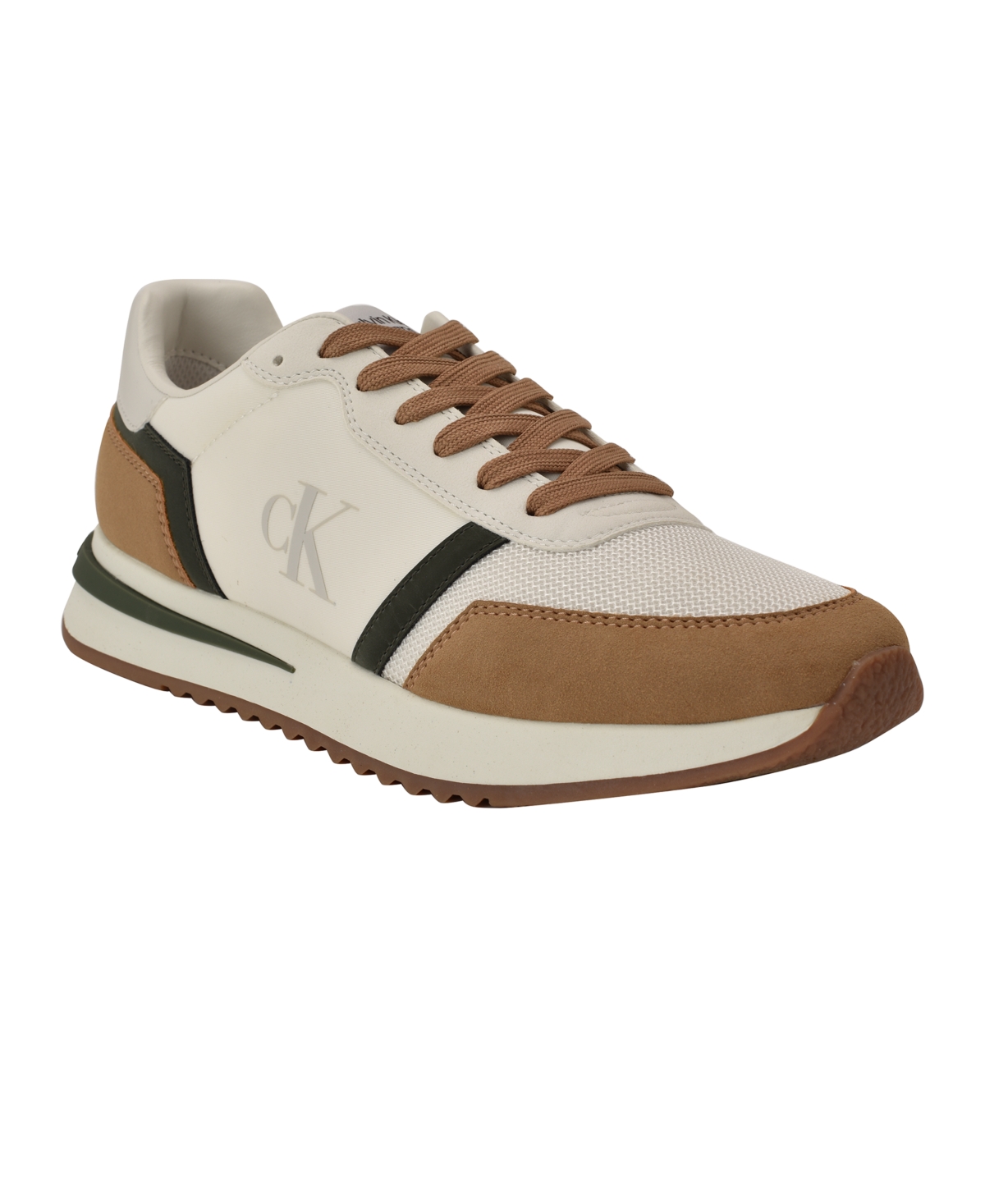 Click here for Calvin Klein Mens Picio Lace Up Casual Sneakers -... prices