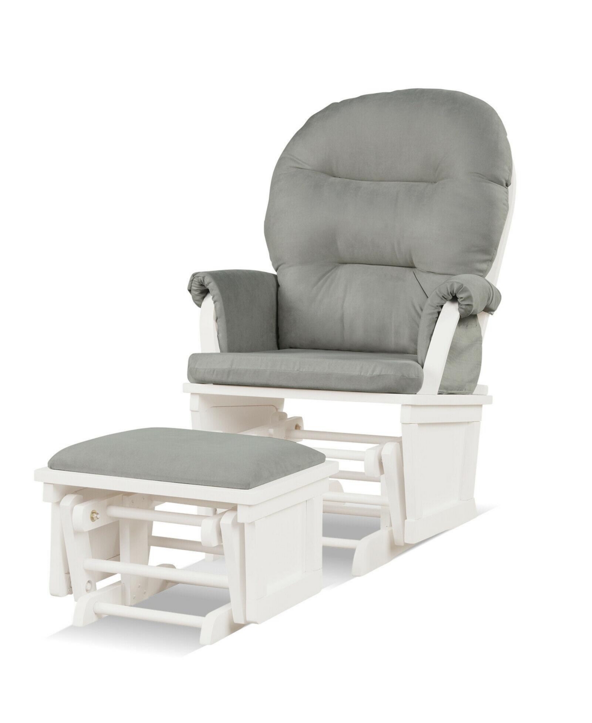 Click here for Gouun Wood Baby Glider and Ottoman Cushion Set wit... prices