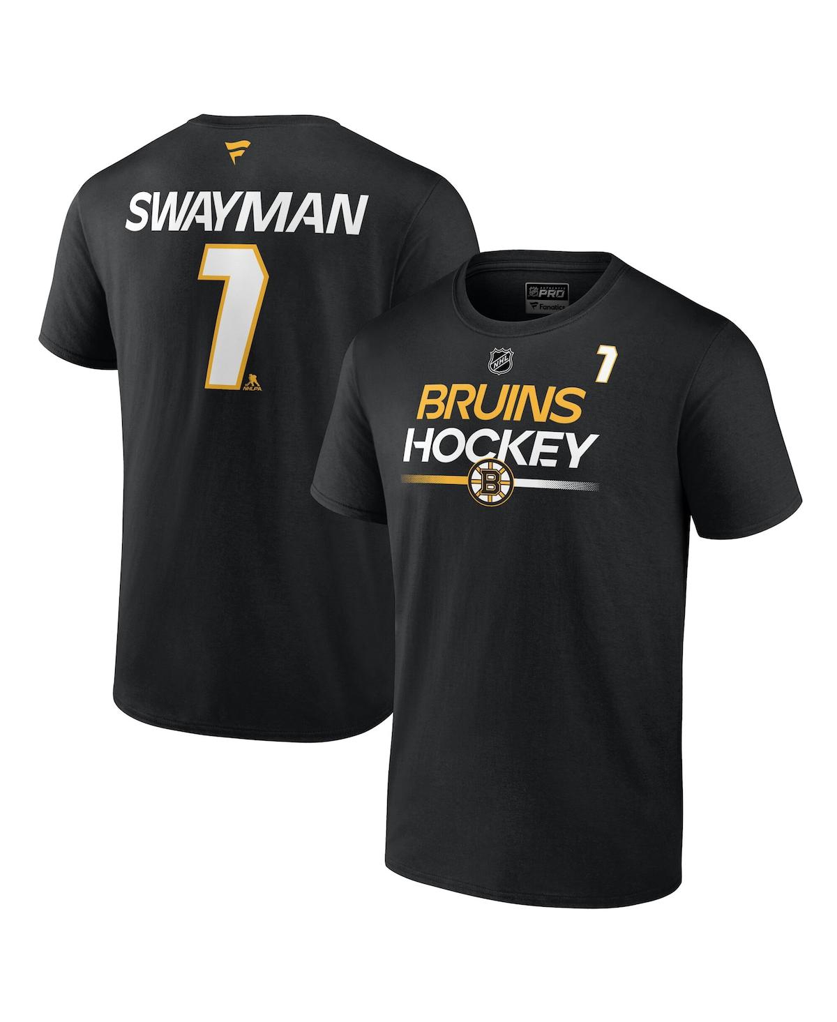 Click here for Fanatics Mens Jeremy Swayman Black Boston Bruins A... prices