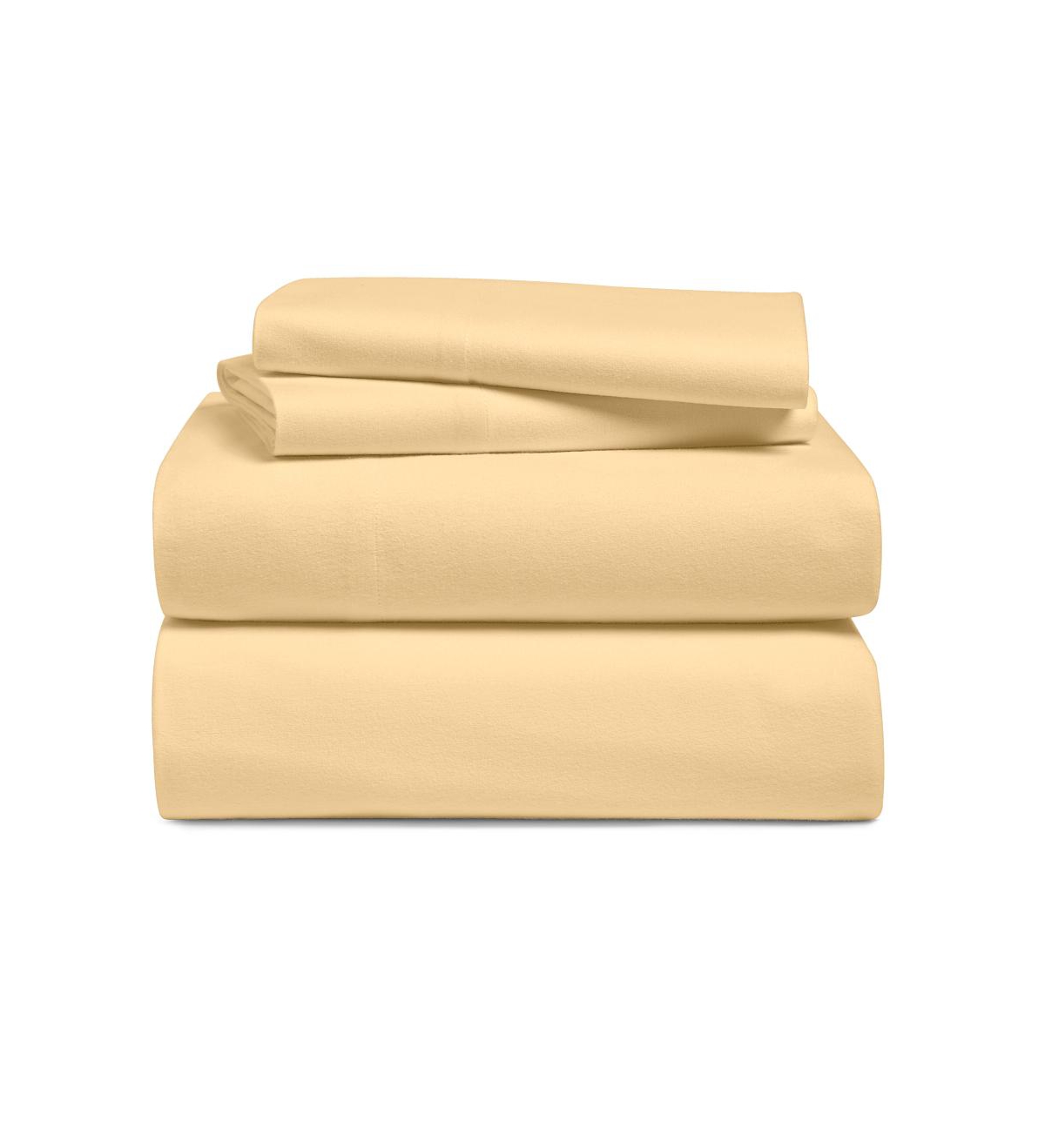 Click here for Cosy House Collection Flannel Bed Sheet Set - Tan prices