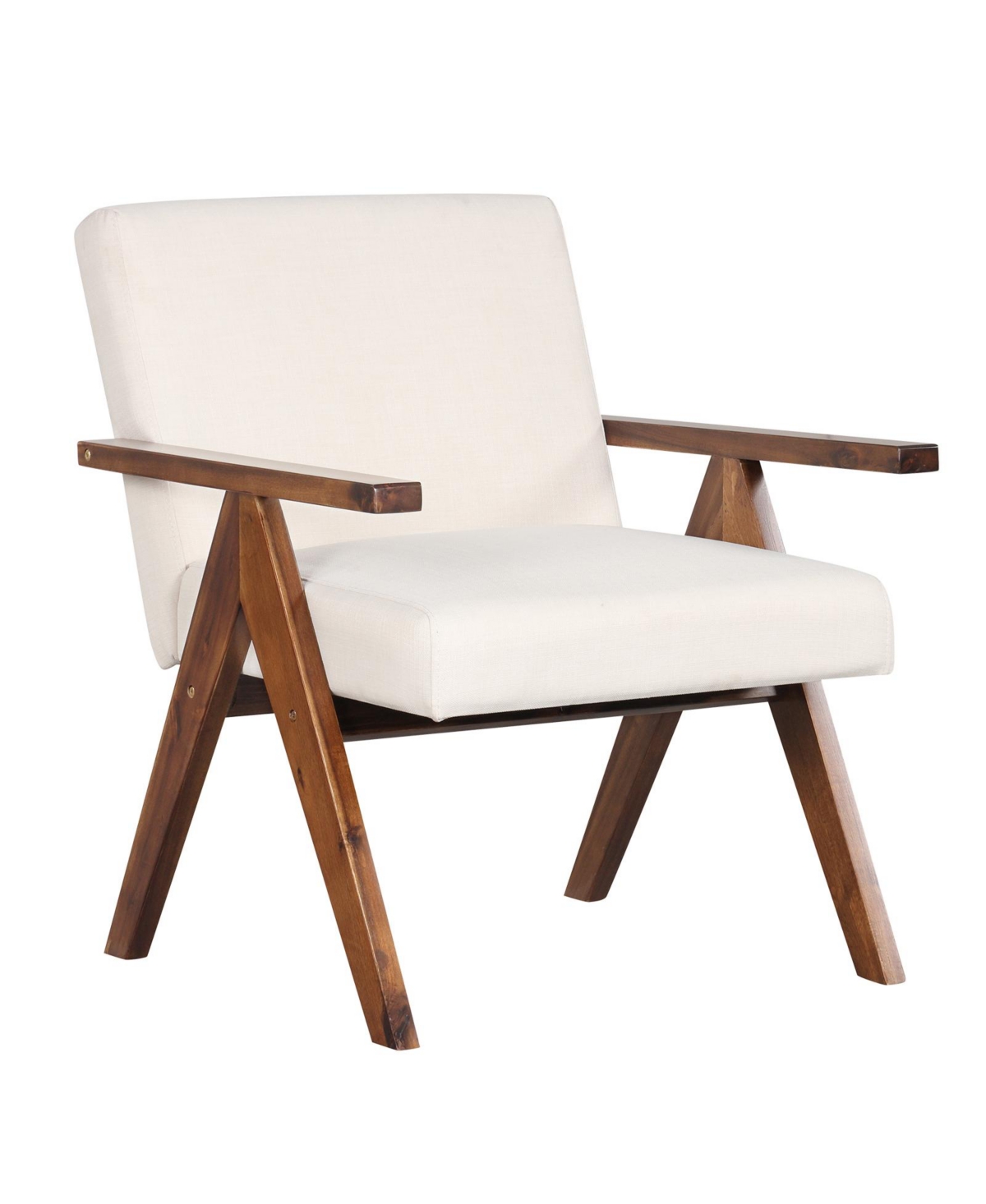 Click here for Gouun Modern Accent Chair Linen Fabric Armchair wi... prices